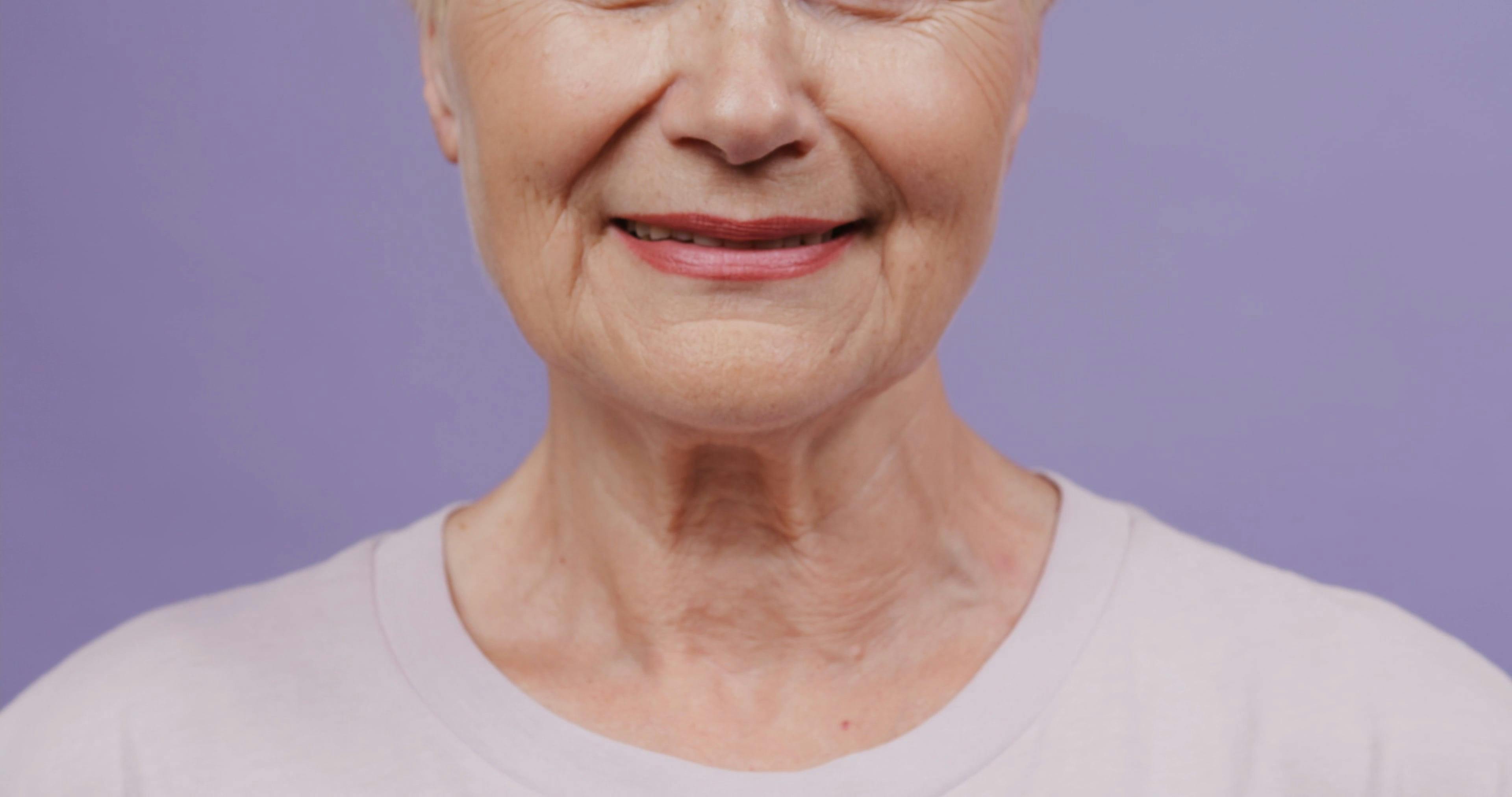 Close Up Video of a Person's Neck · Free Stock Video