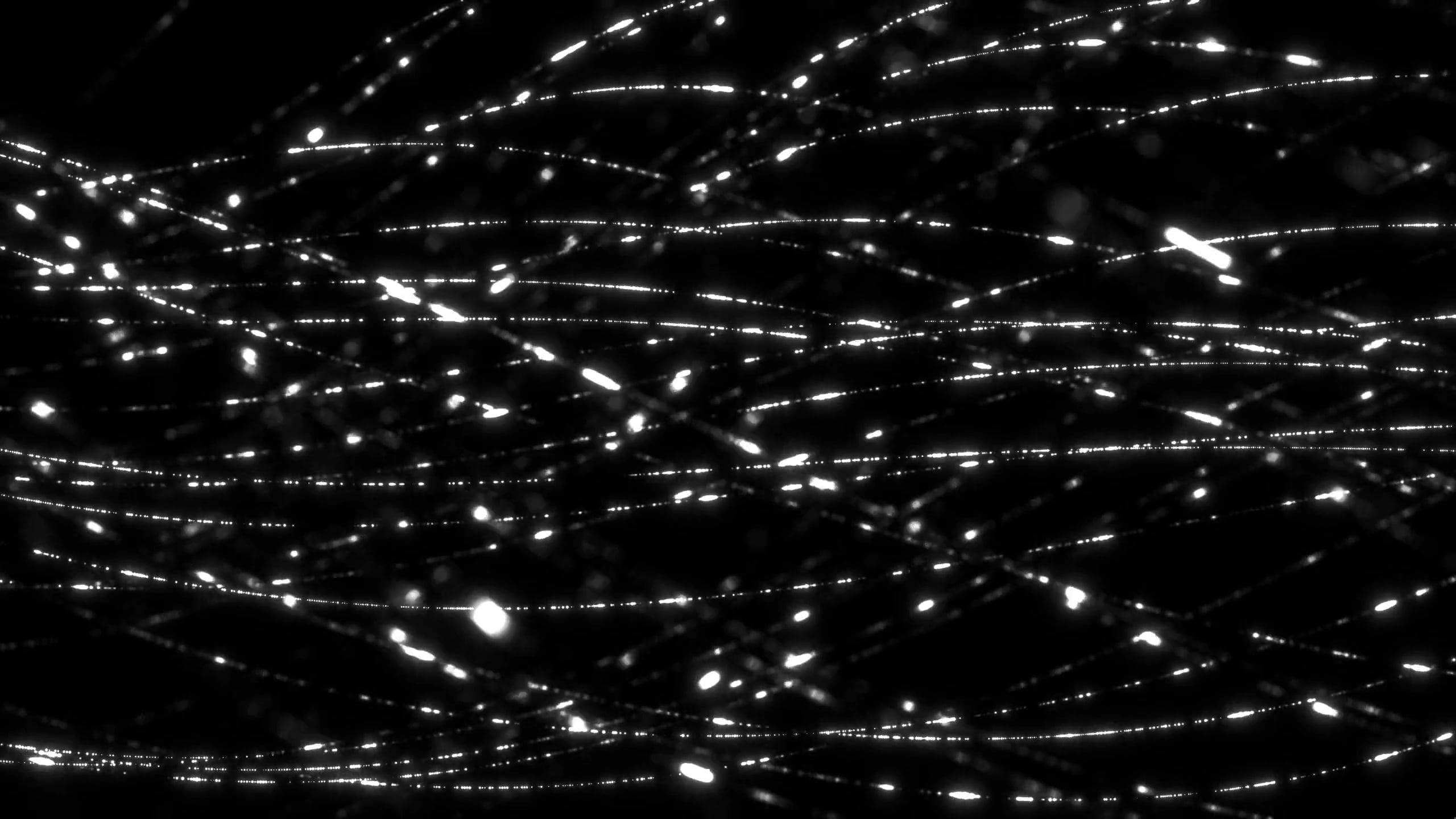 Digital Animation of Metallic Luminous Strings Free Stock Video Footage ...