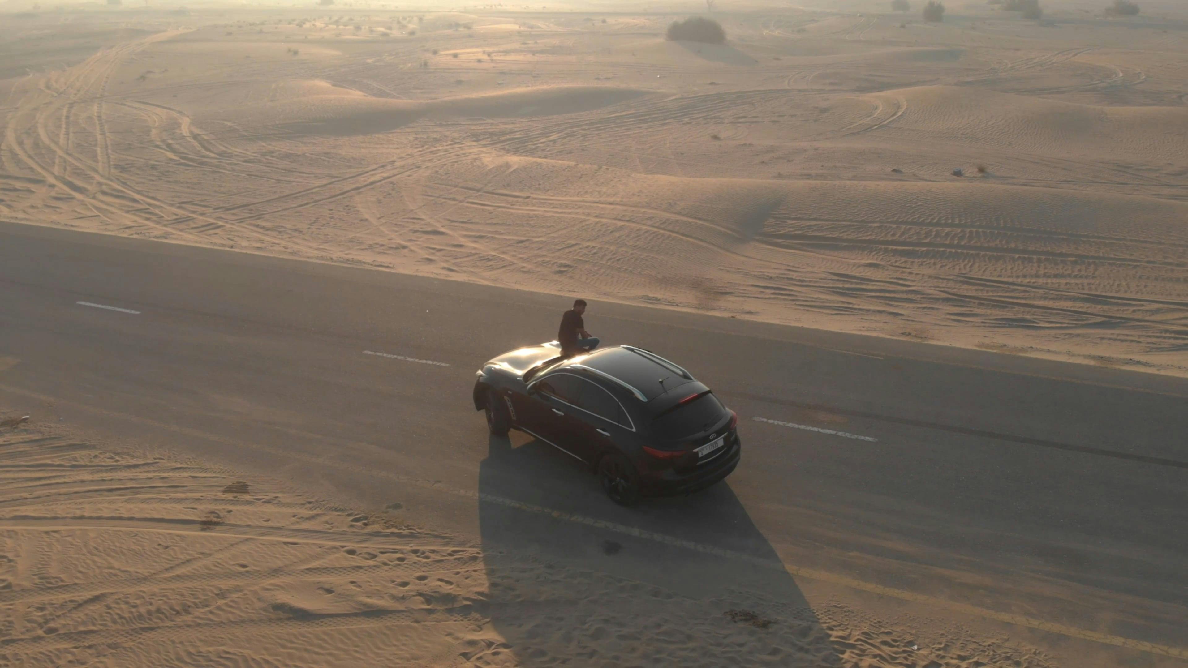 Drone Footage of a Cars Convoy Free Stock Video Footage, Royalty-Free ...