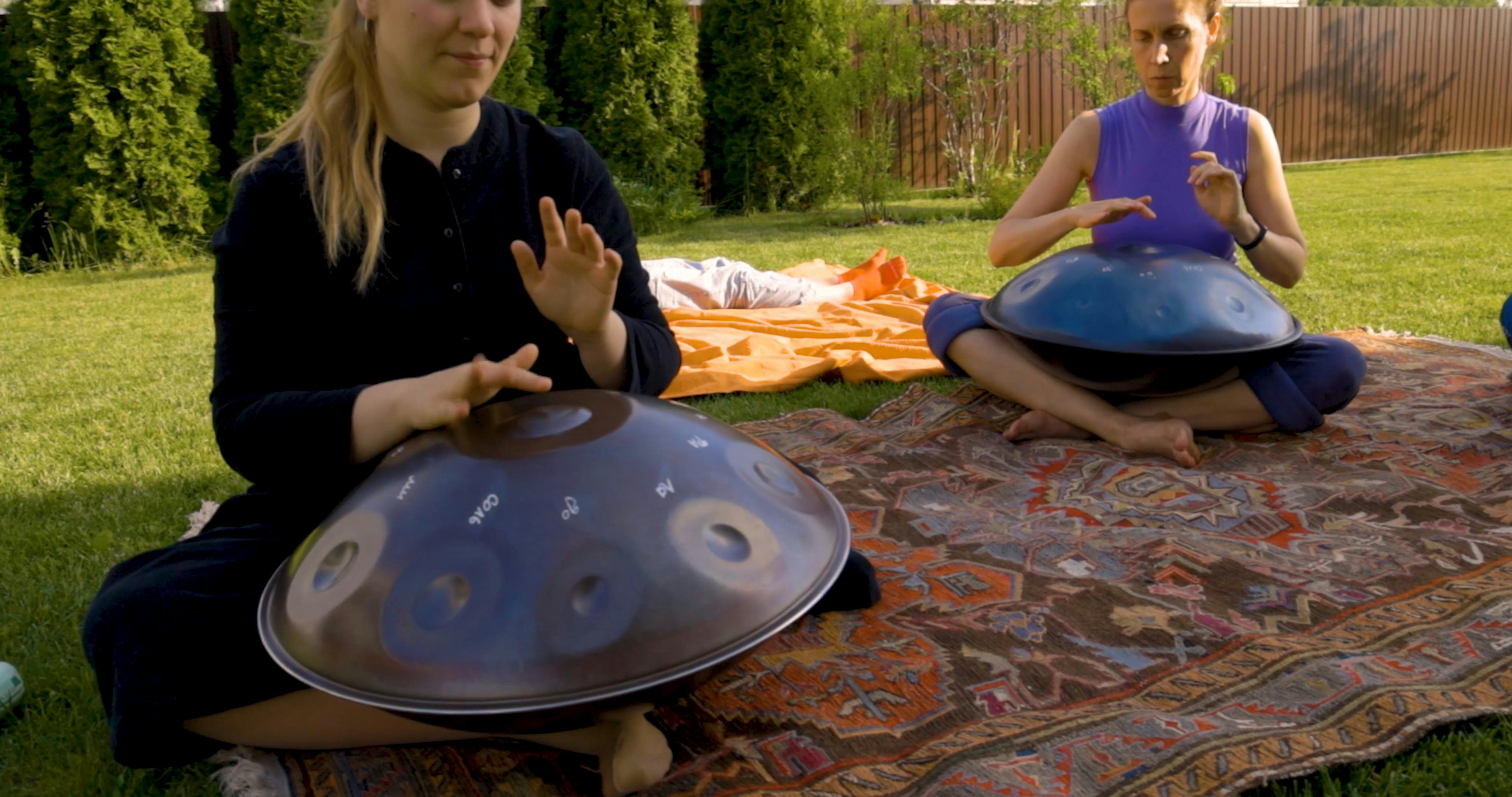 Women Playing the Handpan Free Stock Video Footage, Royalty-Free 4K ...