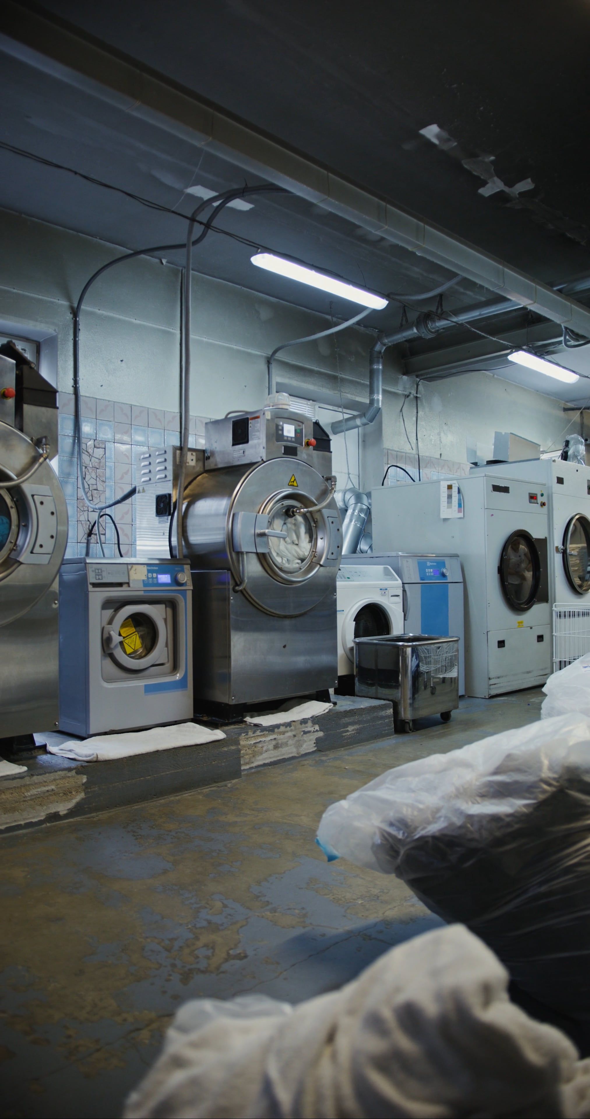 Man Removing Clothes in Washing Machine · Free Stock Video