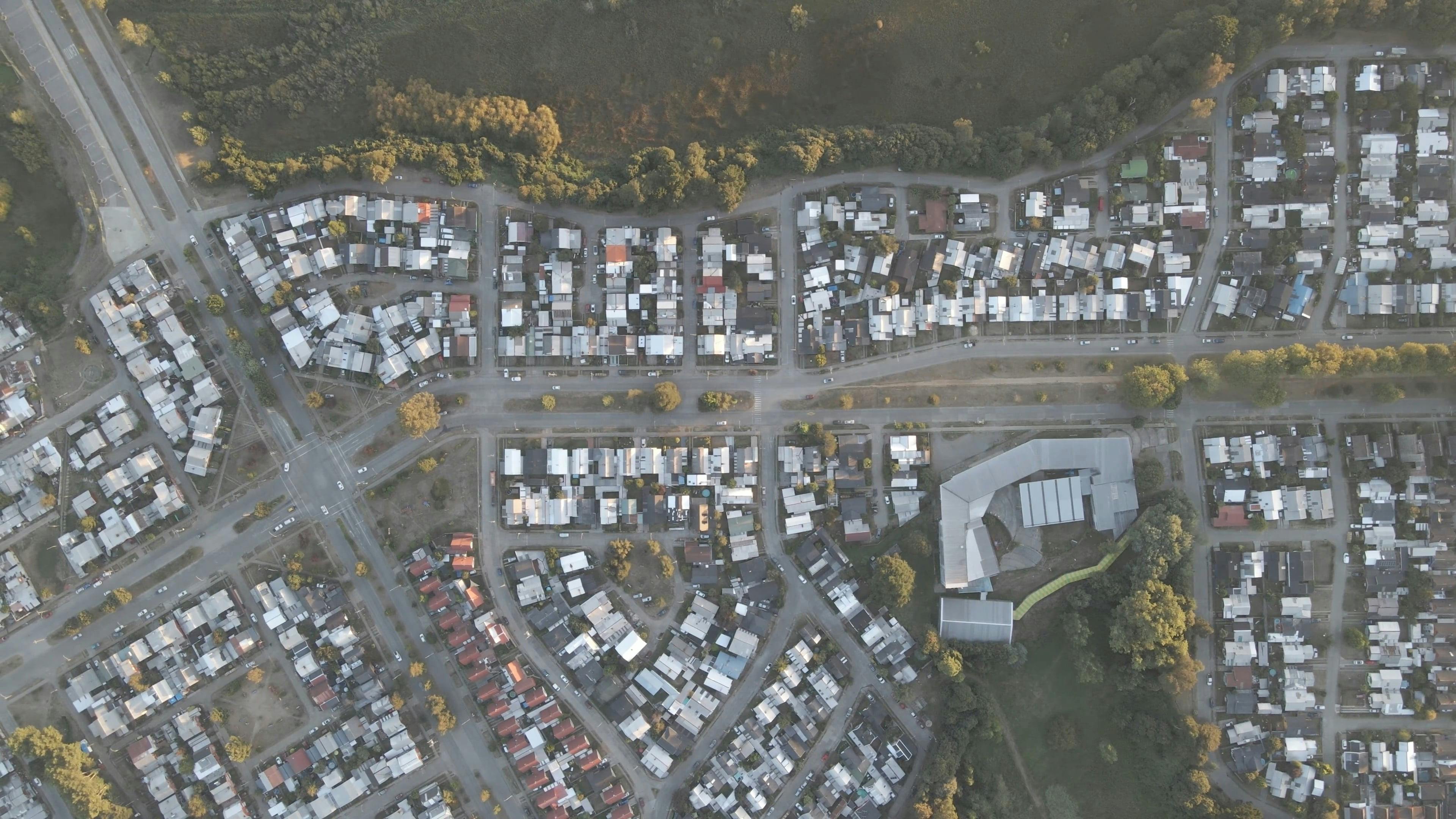 Aerial Footage of a Residential Area · Free Stock Video