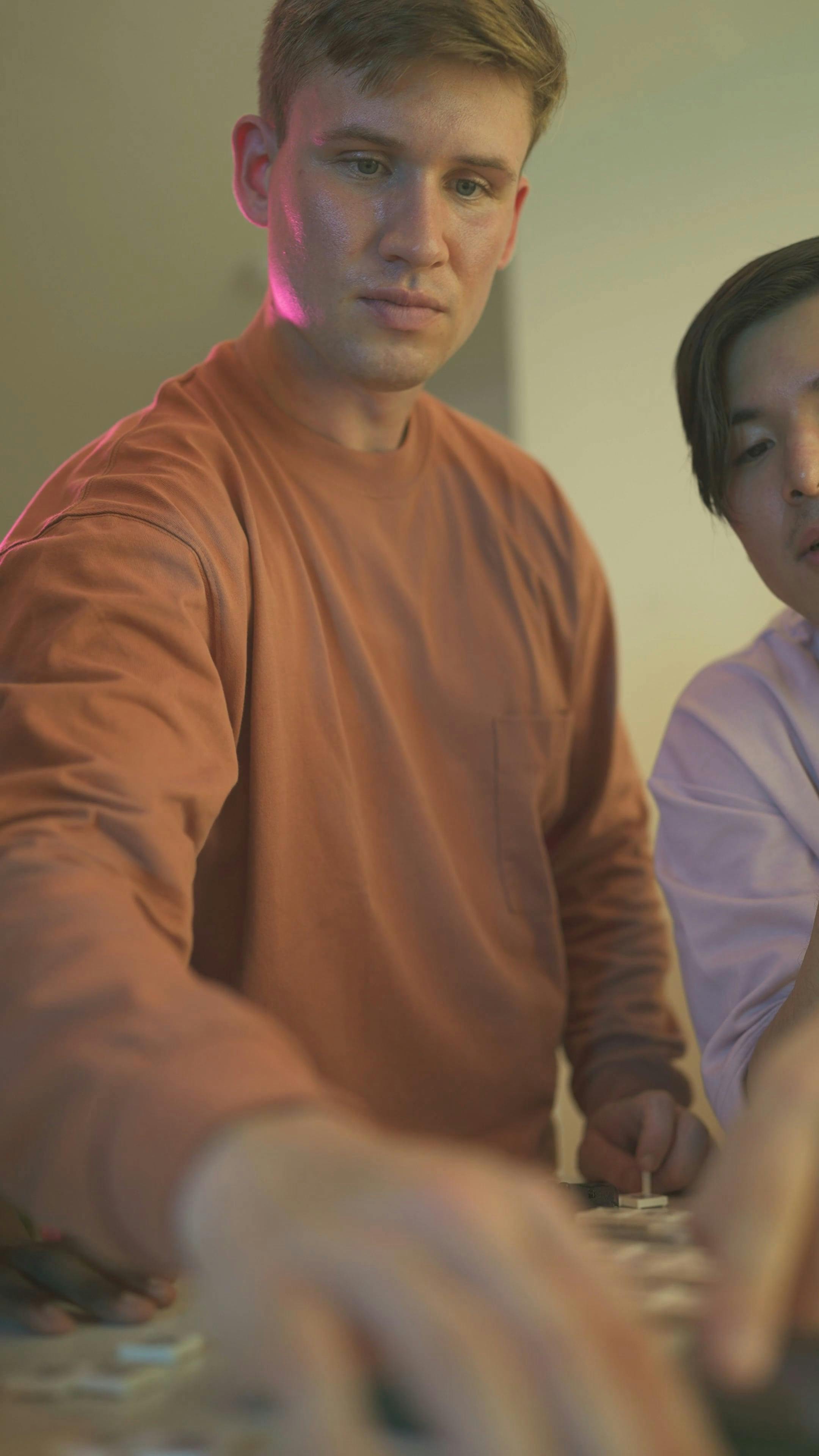 Men Talking while Playing Scrabble Free Stock Video Footage, Royalty ...