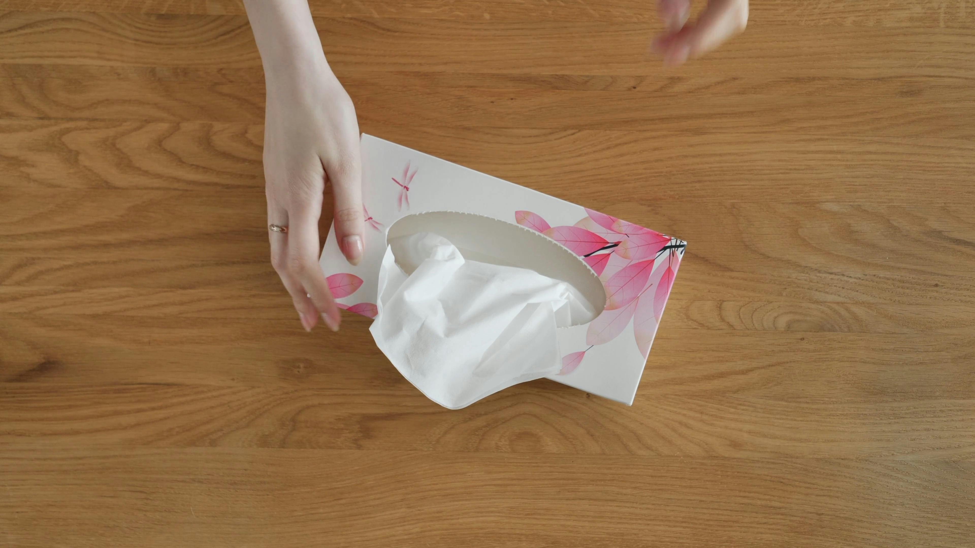 Person Getting Tissue from the Box Free Stock Video Footage, Royalty ...