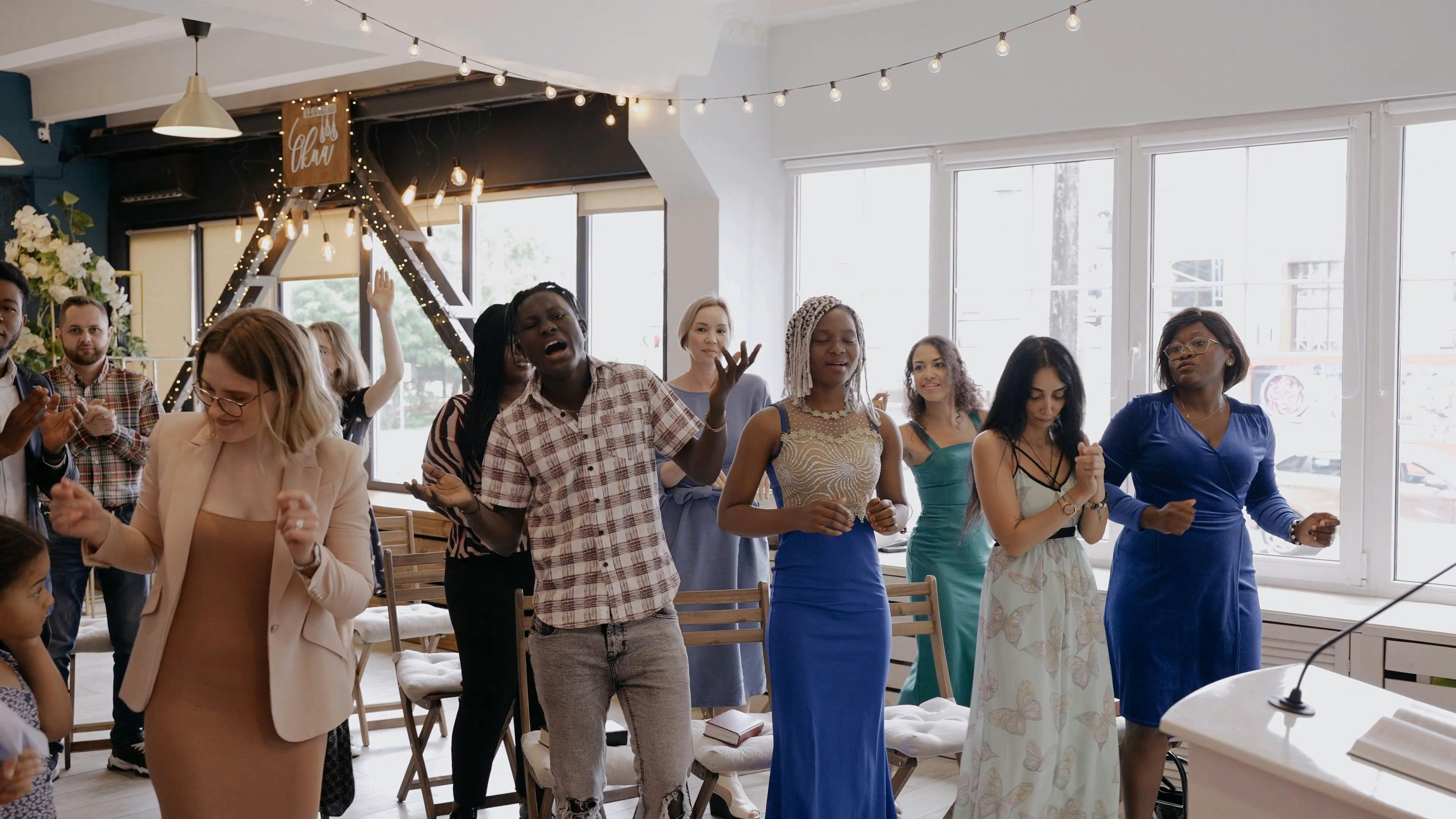 People Dancing while Clapping their Hands Free Stock Video Footage ...