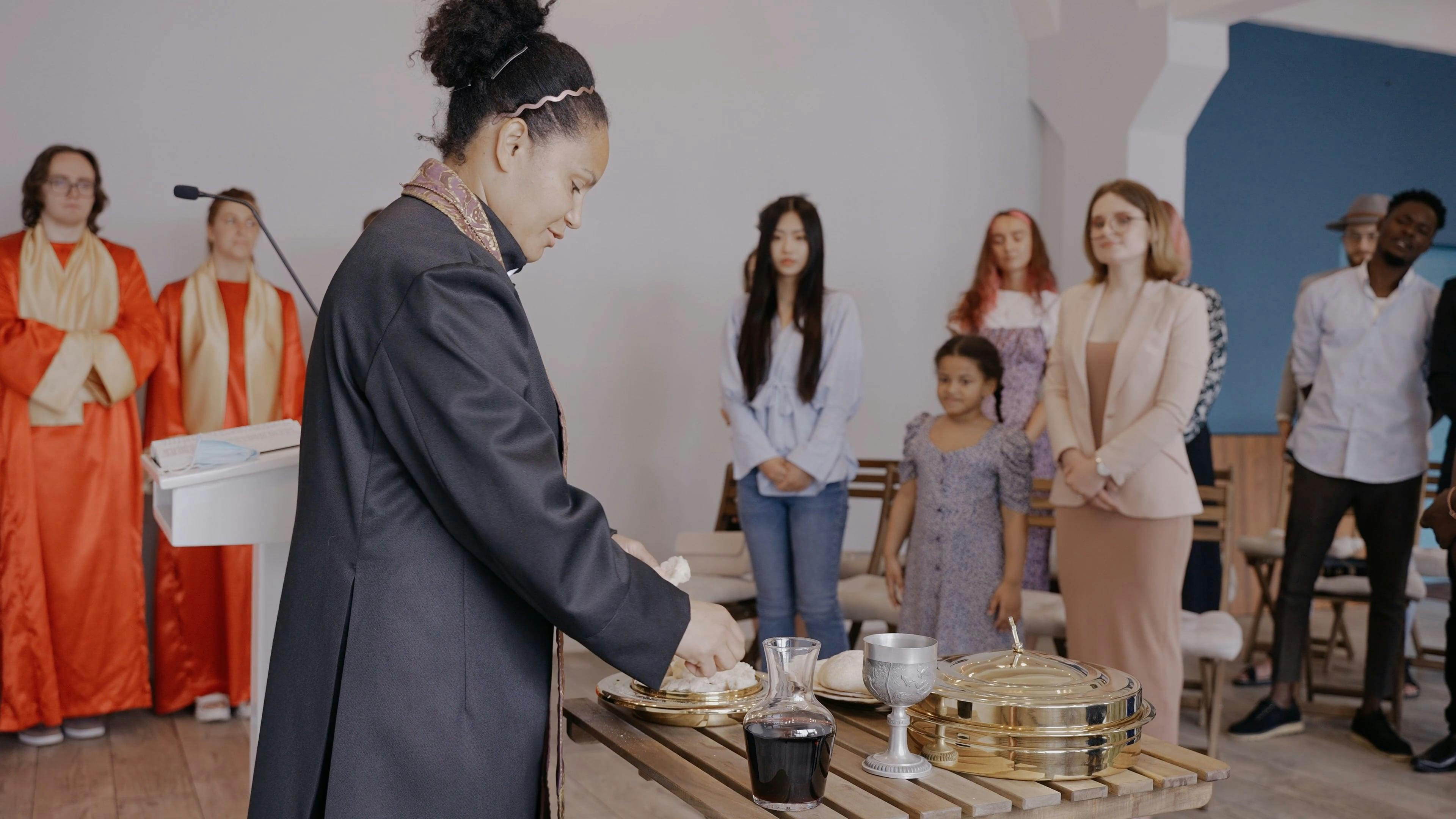 Priest Celebrating Communion Videos, Download The BEST Free 4k Stock ...