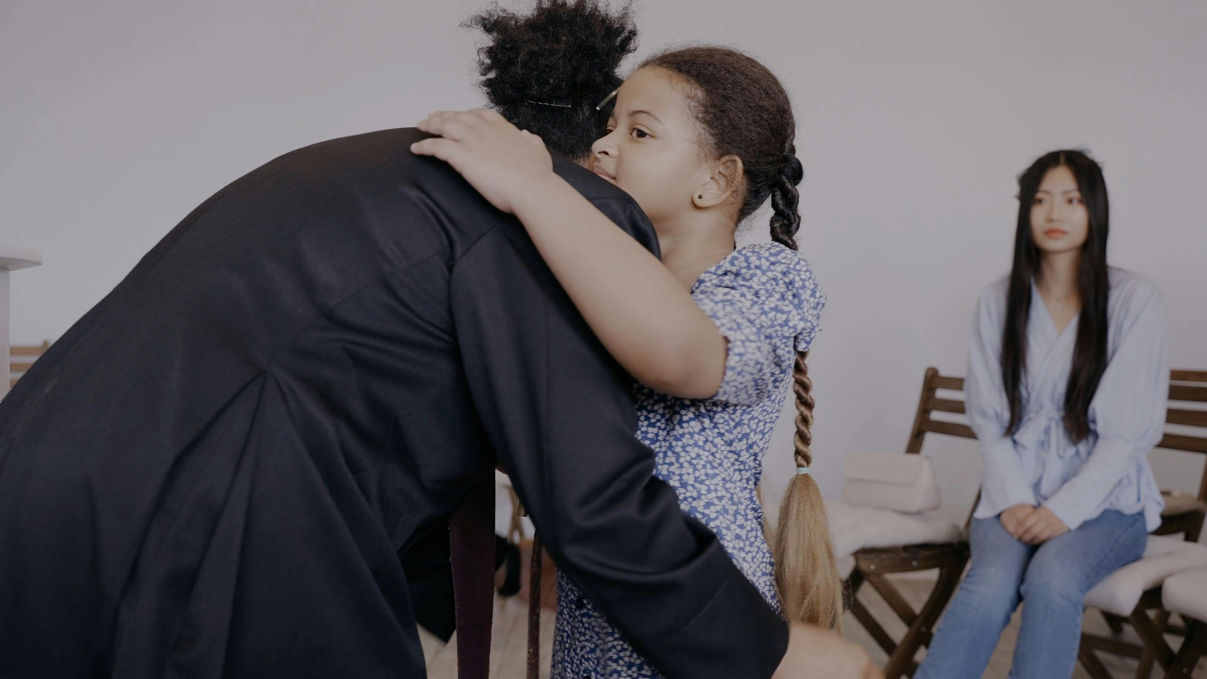 Girl Hugging the Pastor Free Stock Video Footage, Royalty-Free 4K & HD ...