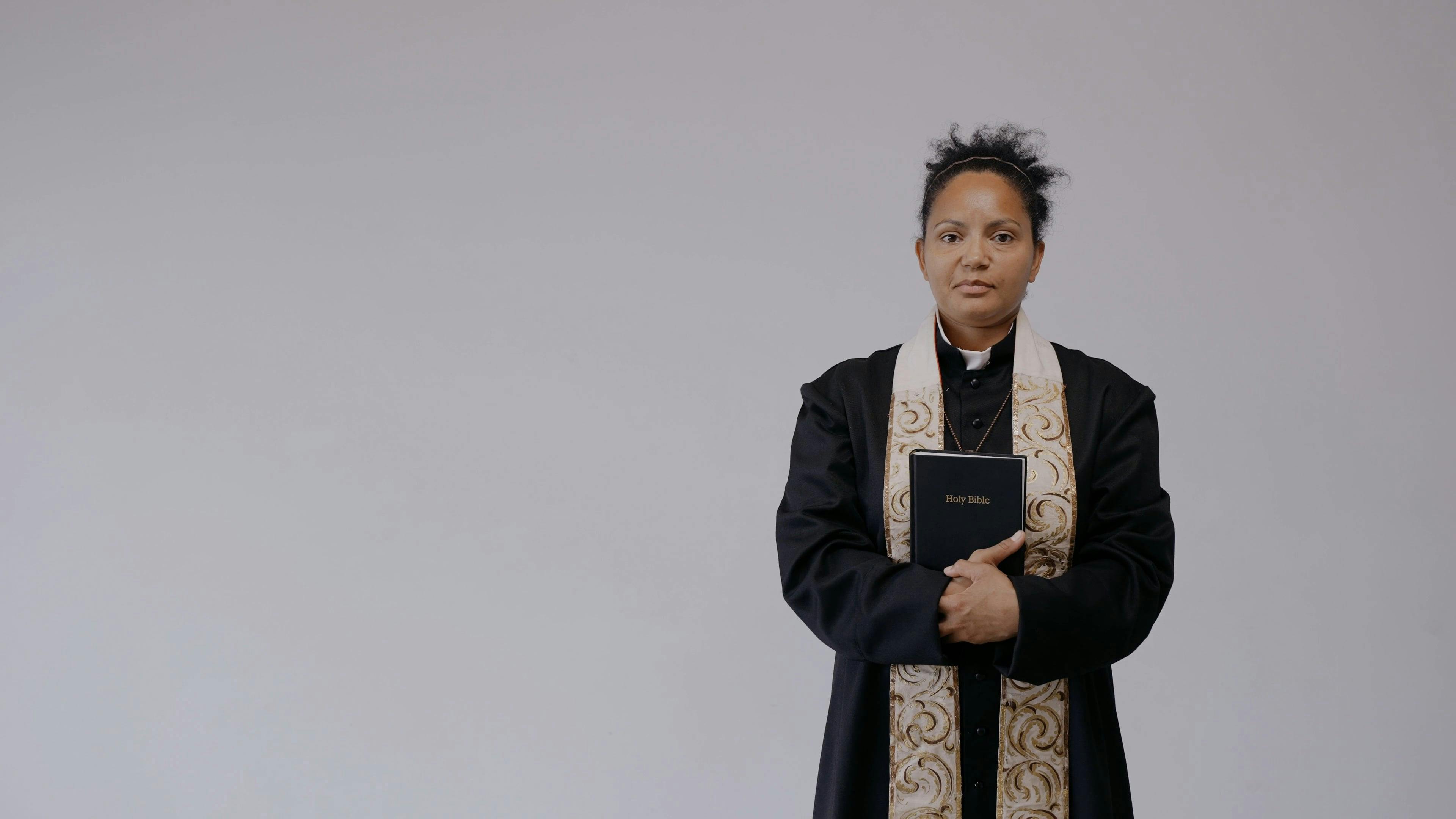 Pastor Holding Bible Free Stock Video Footage, Royalty-Free 4K & HD ...