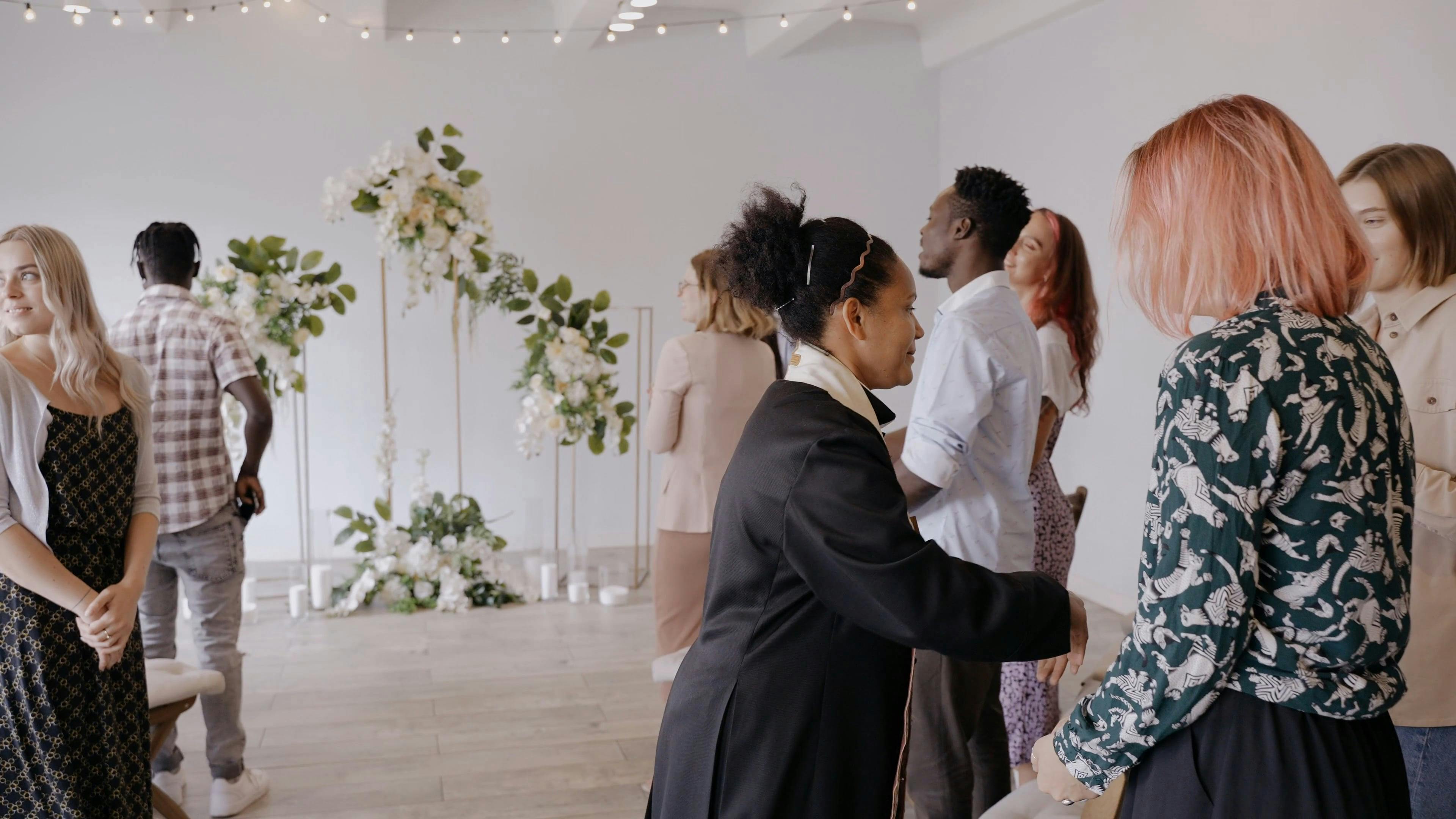 People Standing in the Room Free Stock Video Footage, Royalty-Free 4K ...