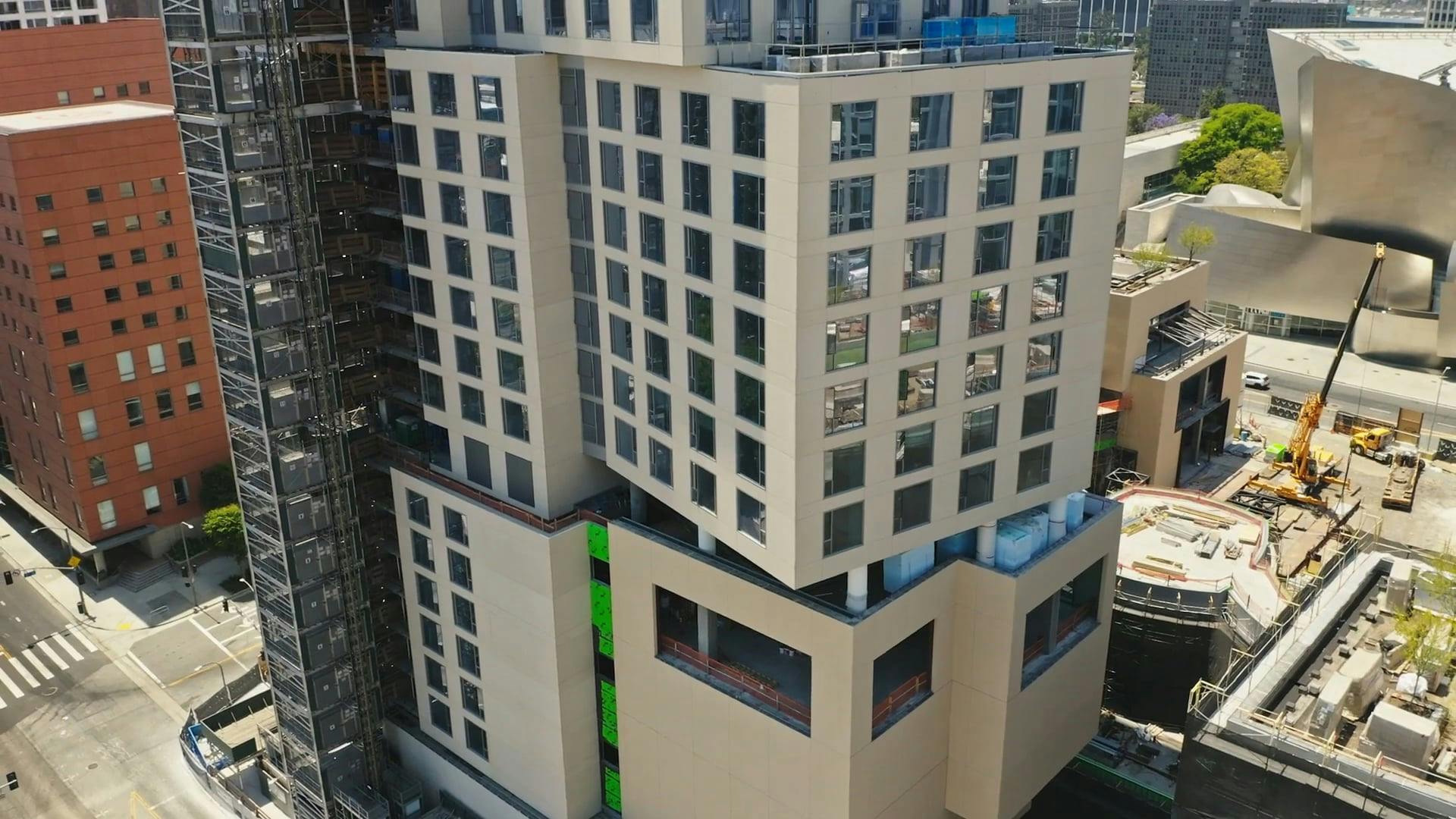 Drone Footage of a Building · Free Stock Video