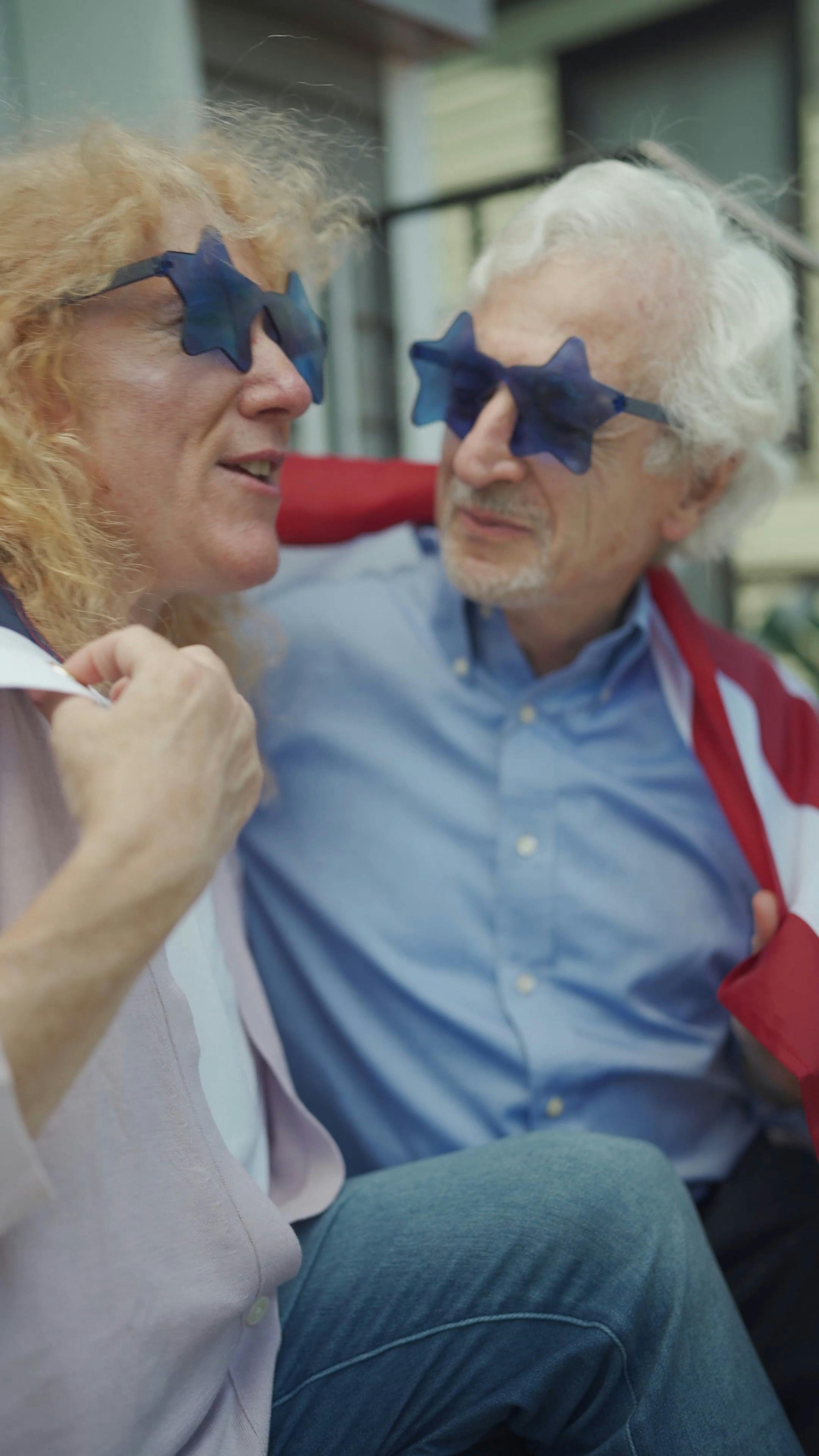 Elderly Couple Talking · Free Stock Video