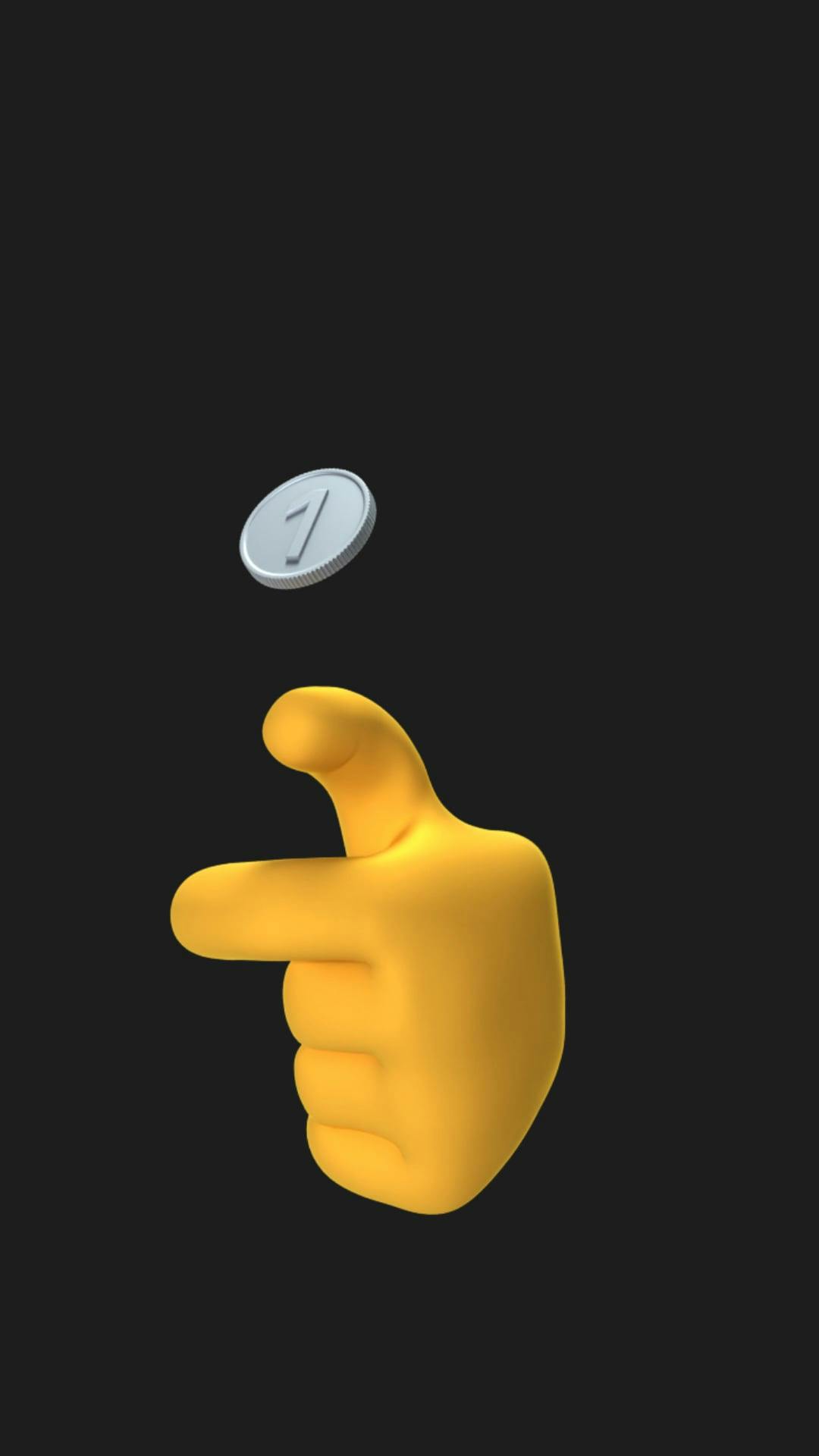 An Animation of a Hand Flipping a Coin Free Stock Video Footage ...