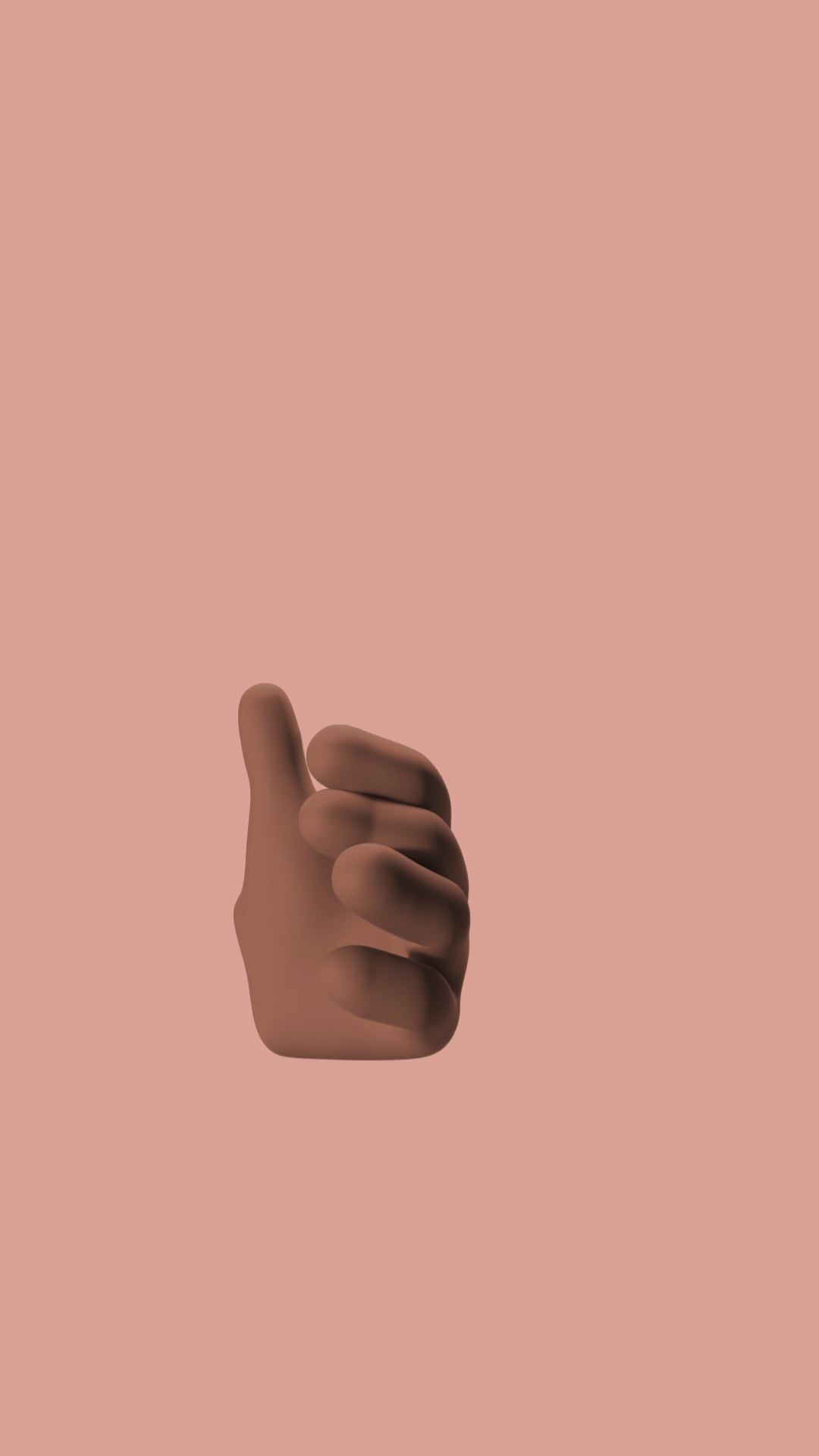 An Animated Thumb Signal with Beige Background Free Stock Video Footage ...
