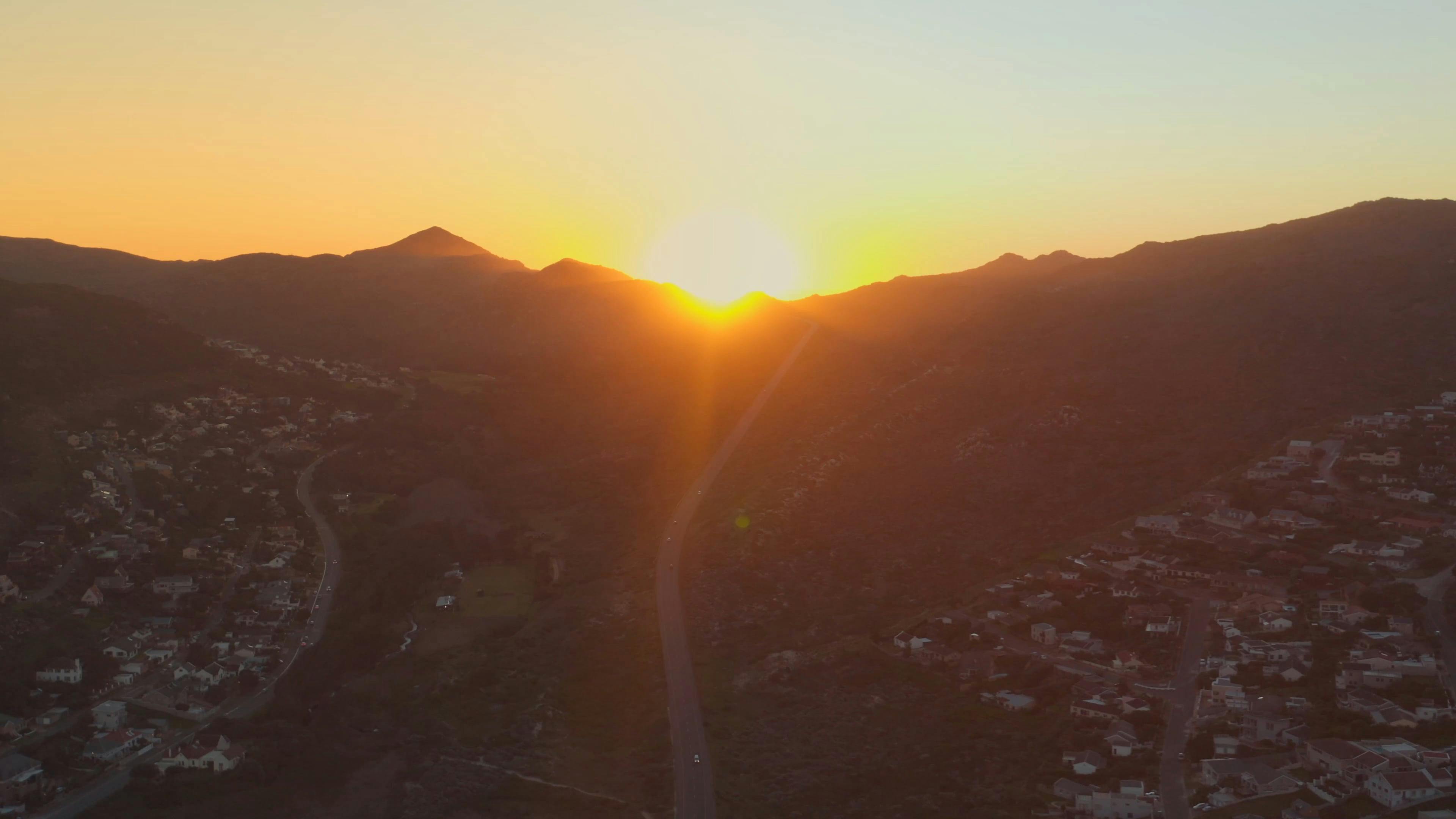 Scenic View of a Dramatic Sunset Free Stock Video Footage, Royalty-Free ...