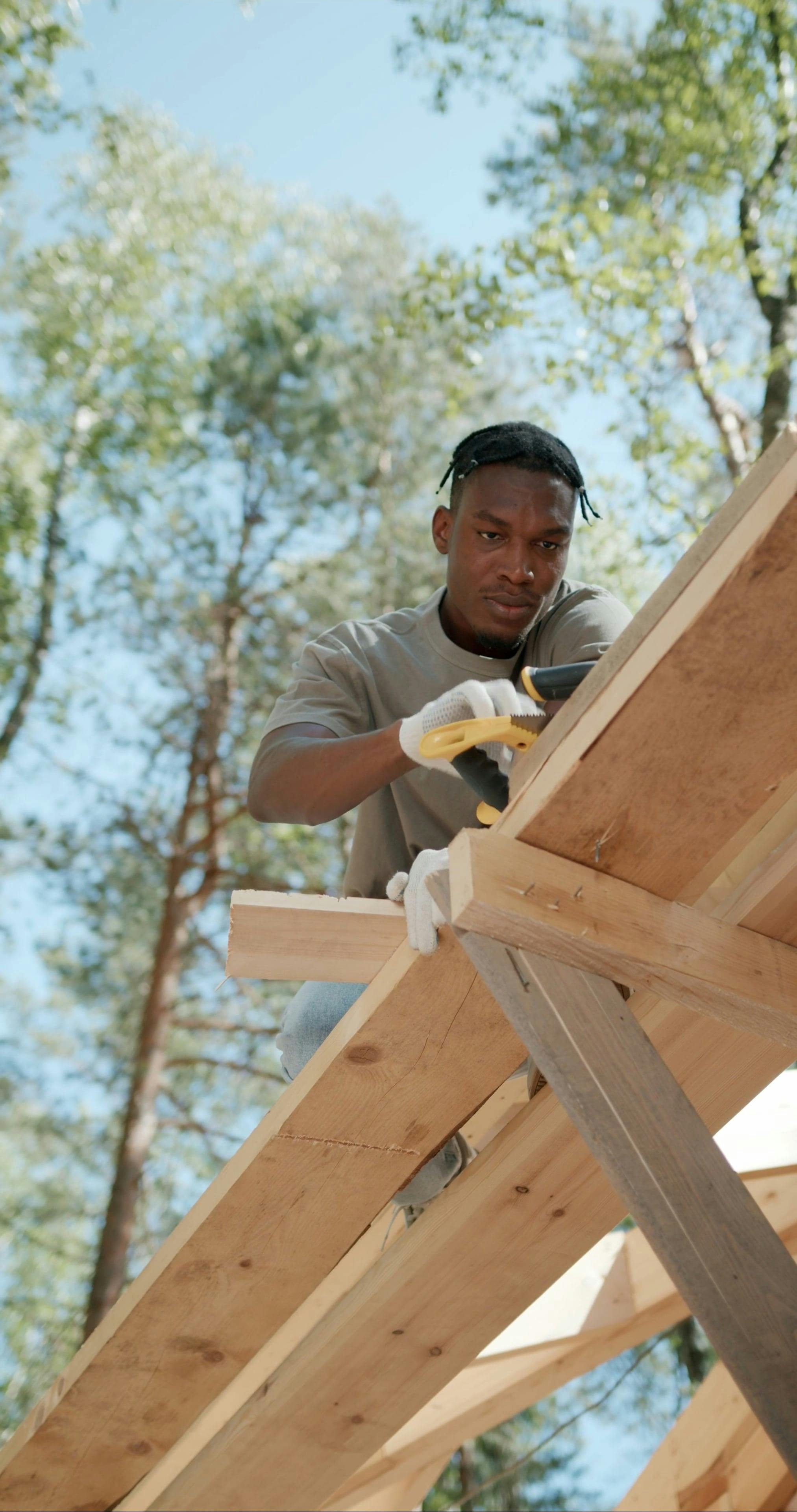 A Man Doing Carpentry Free Stock Video Footage, Royalty-Free 4K & HD ...