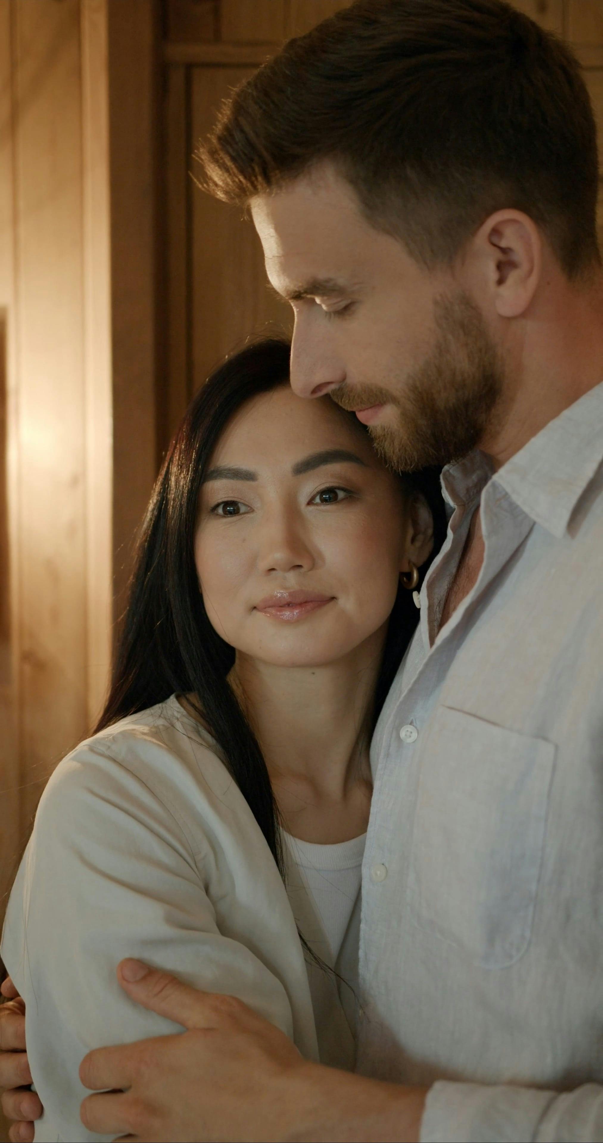 Couple In A Moment Of Affection Free Stock Video Footage, Royalty-Free ...