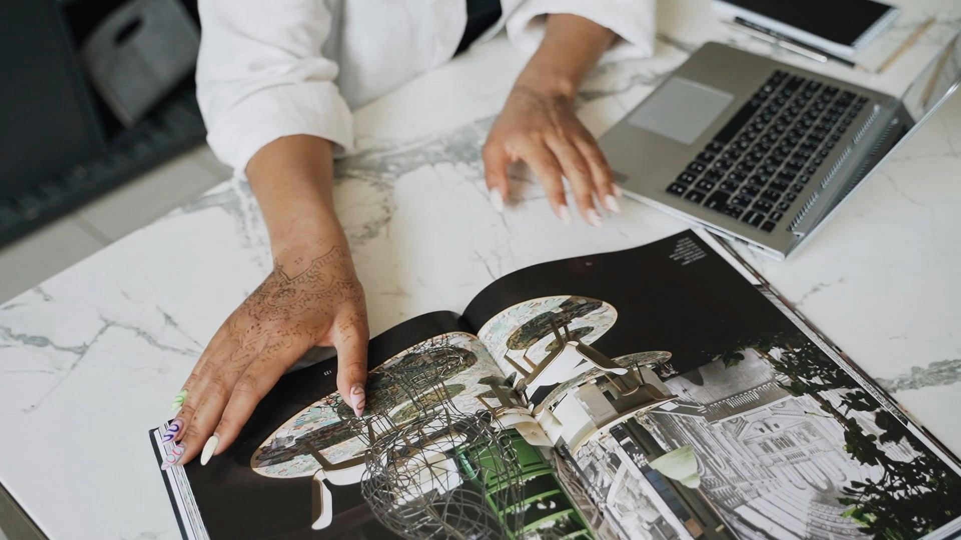 A Person Flipping Pages of a Magazine · Free Stock Video