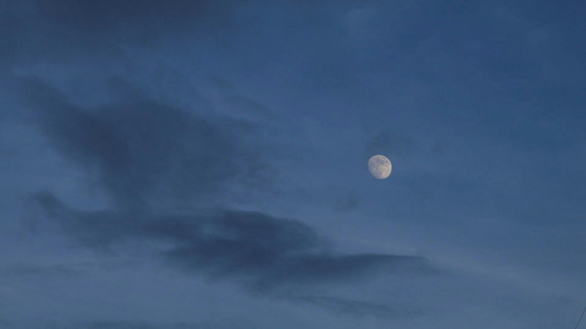 Time Lapse Video of the Moon Going Down · Free Stock Video