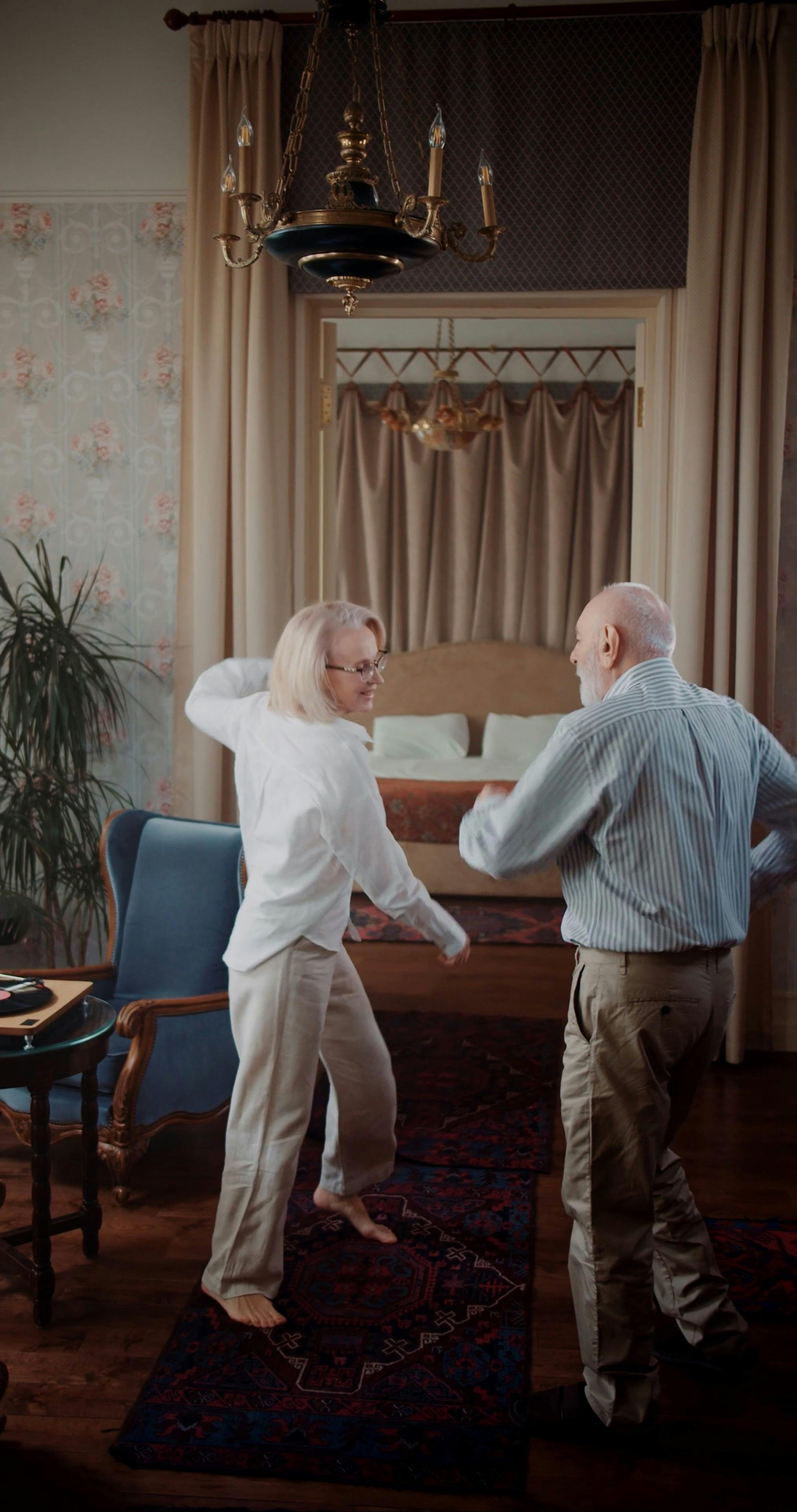 Energetic Couple Dancing Together Free Stock Video Footage, Royalty ...