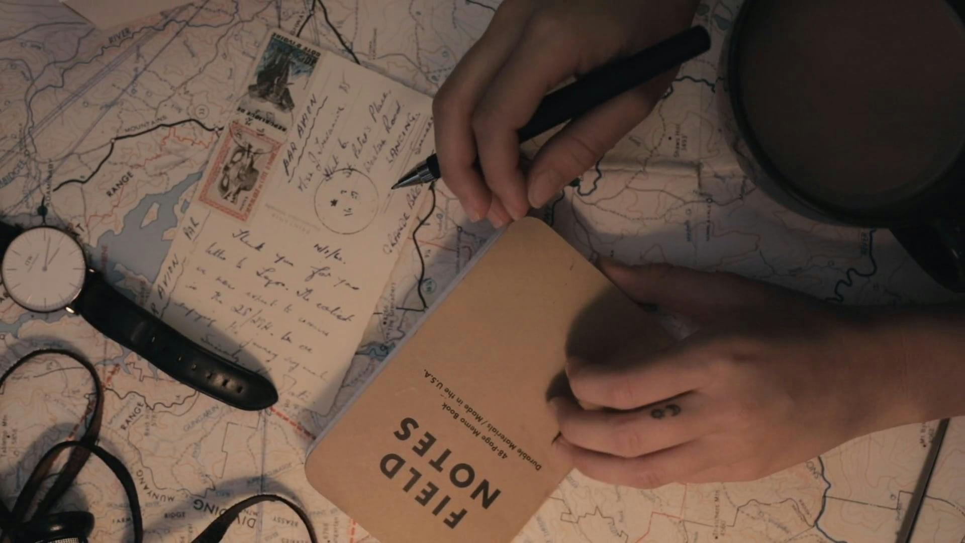 A Person Writing on a Notebook Free Stock Video Footage, Royalty-Free ...