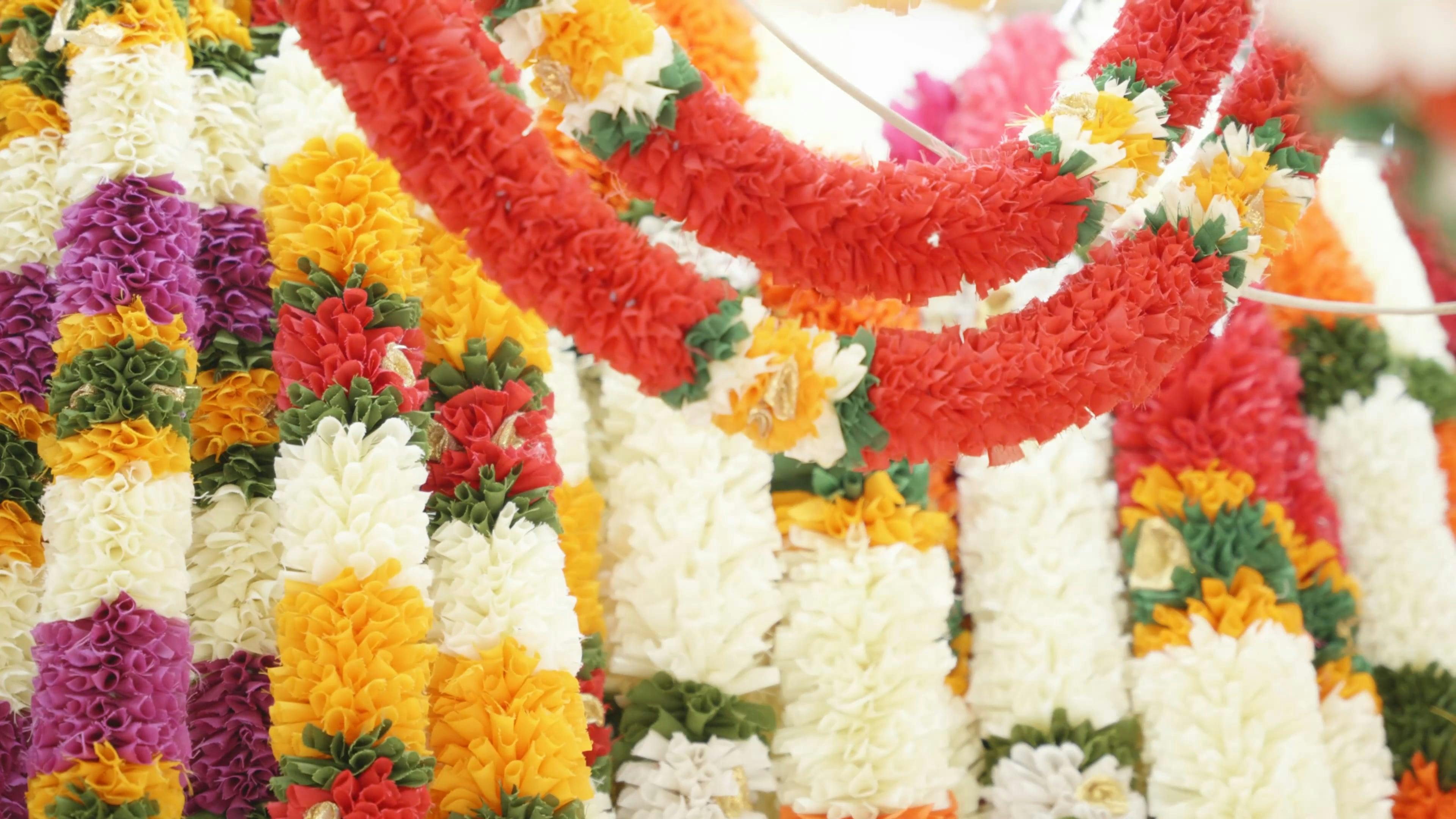 A Footage of Garlands Free Stock Video Footage, Royalty-Free 4K & HD ...