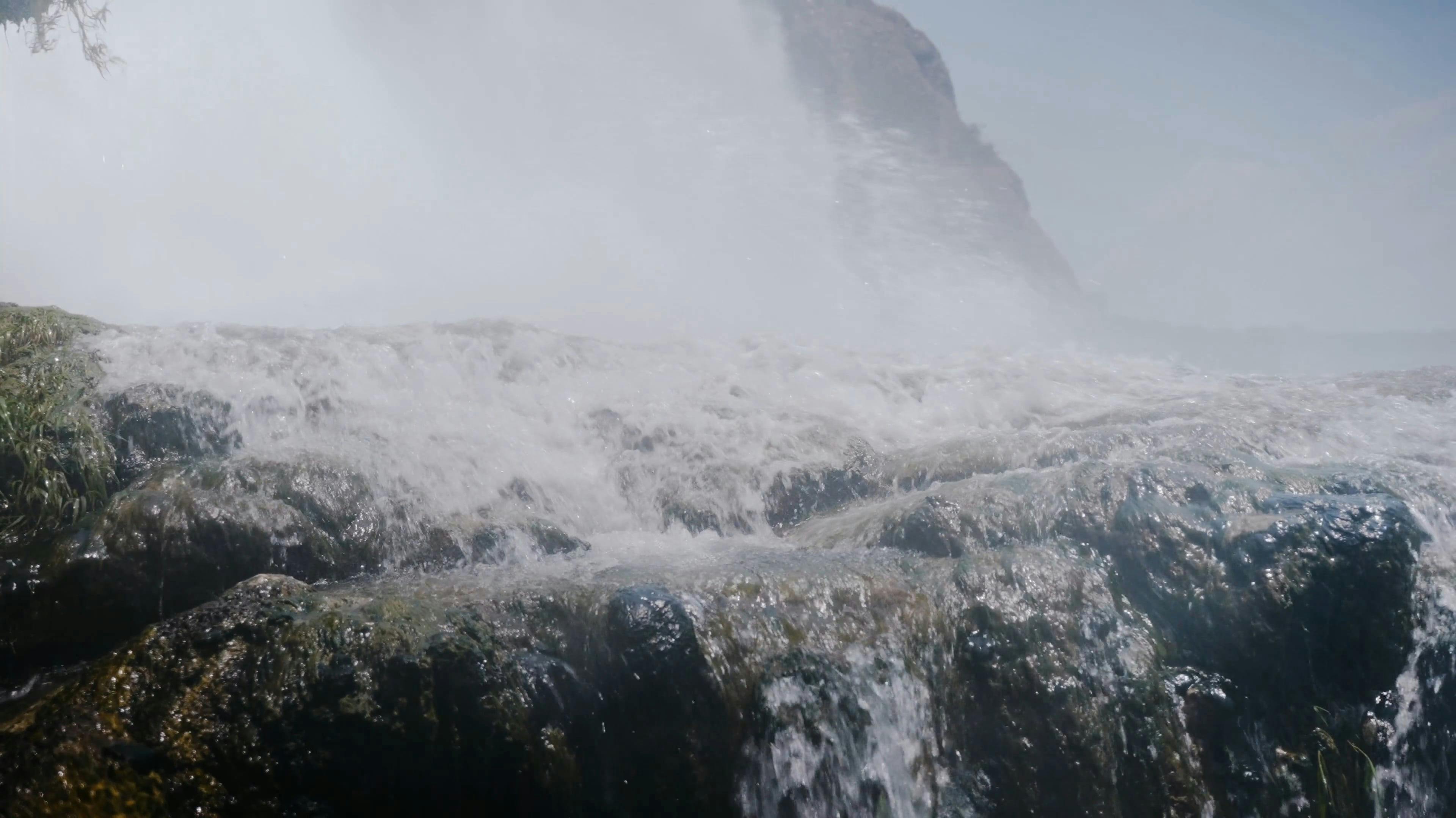 Beautiful Raging Waterfalls · Free Stock Video