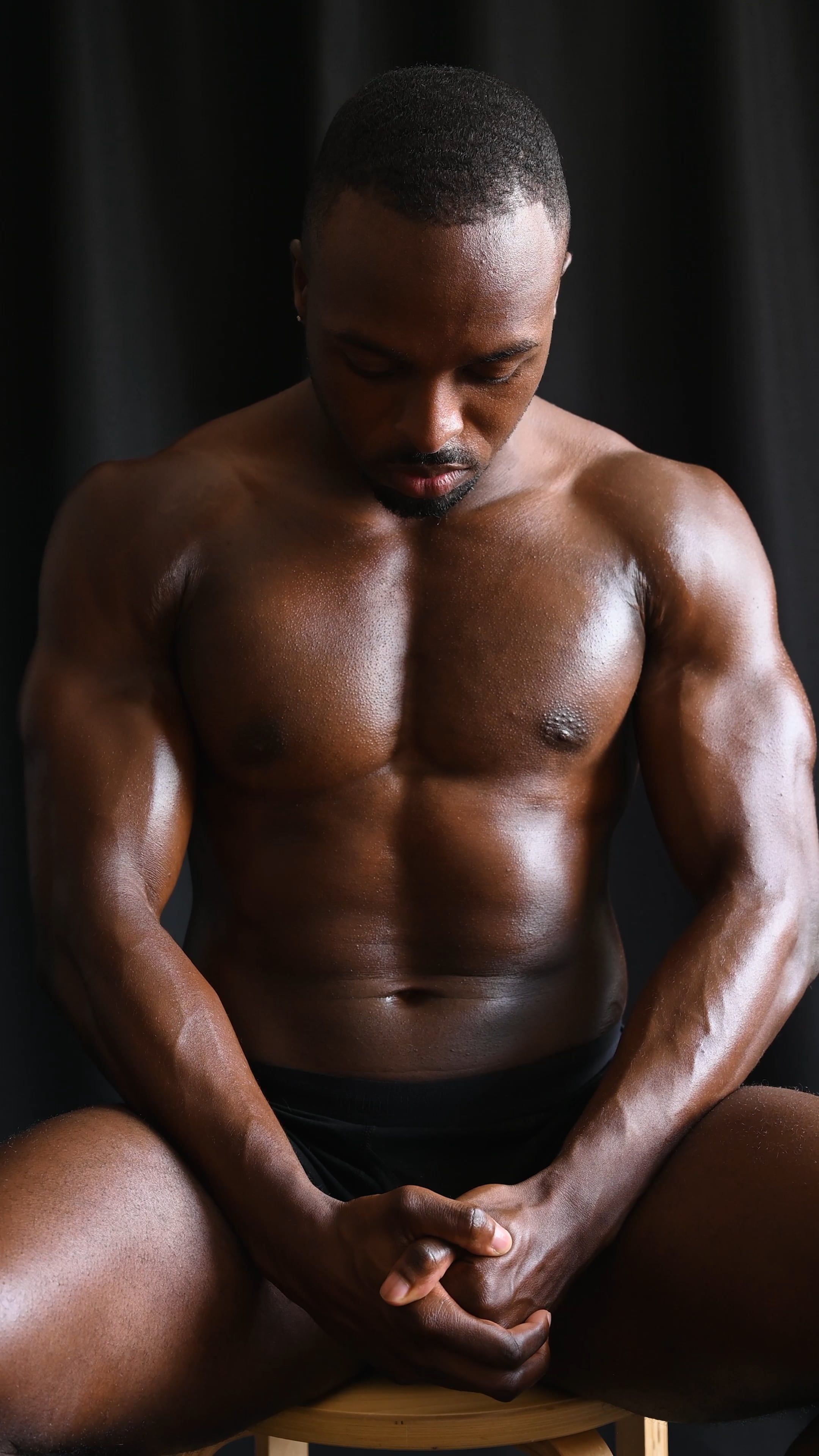 A Muscular Man Looking Down Free Stock Video Footage, Royalty-Free 4K ...