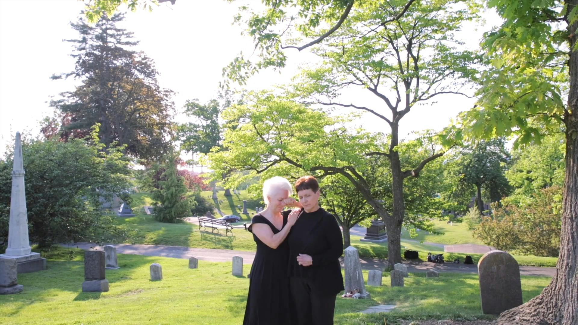 Women Grieving at a Cemetery Free Stock Video Footage, Royalty-Free 4K ...