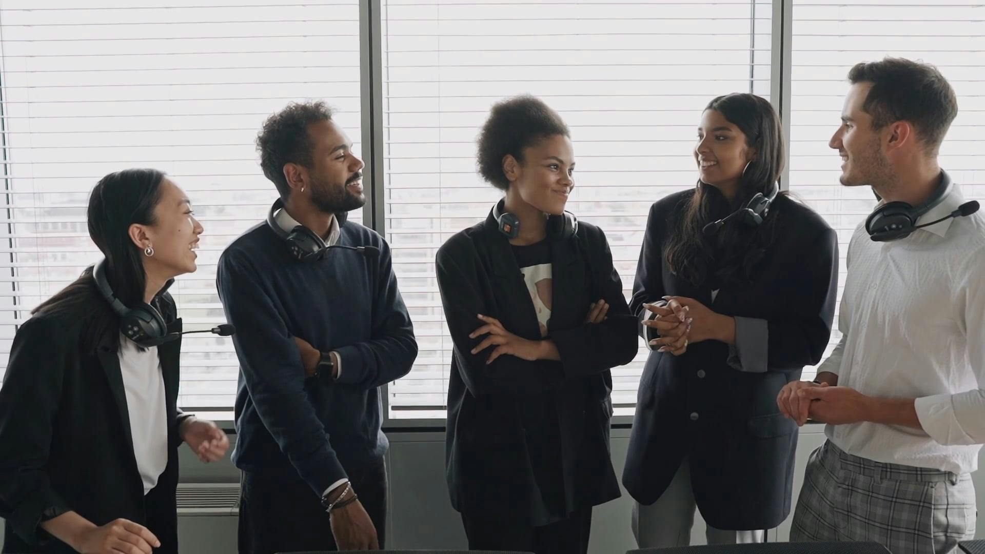 Call Center Agents Cheering Free Stock Video Footage, Royalty-Free 4K ...