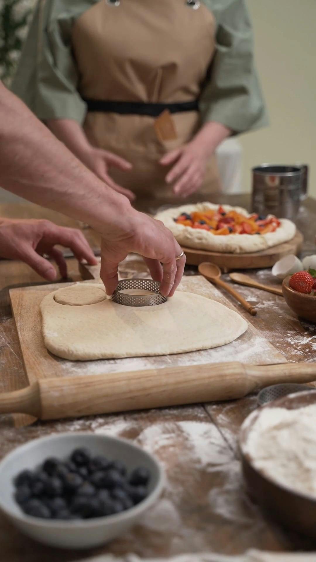 A Person Mixing Baking Ingredients in the Bowl Free Stock Video Footage ...