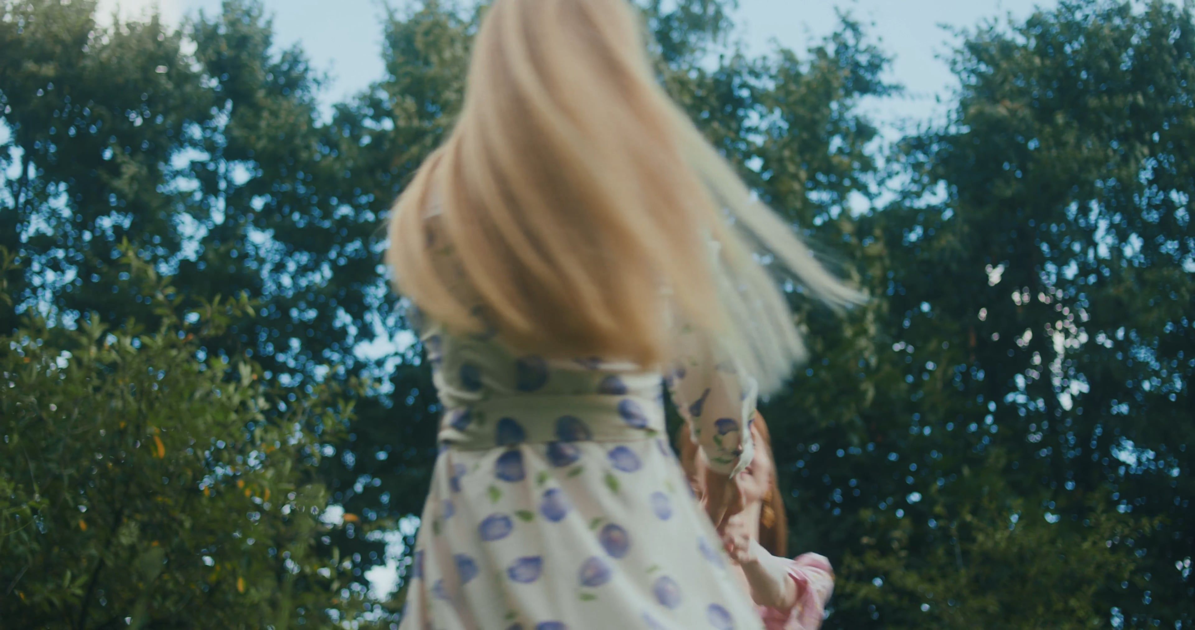 Women Turning Around While Holding Hands Free Stock Video Footage ...