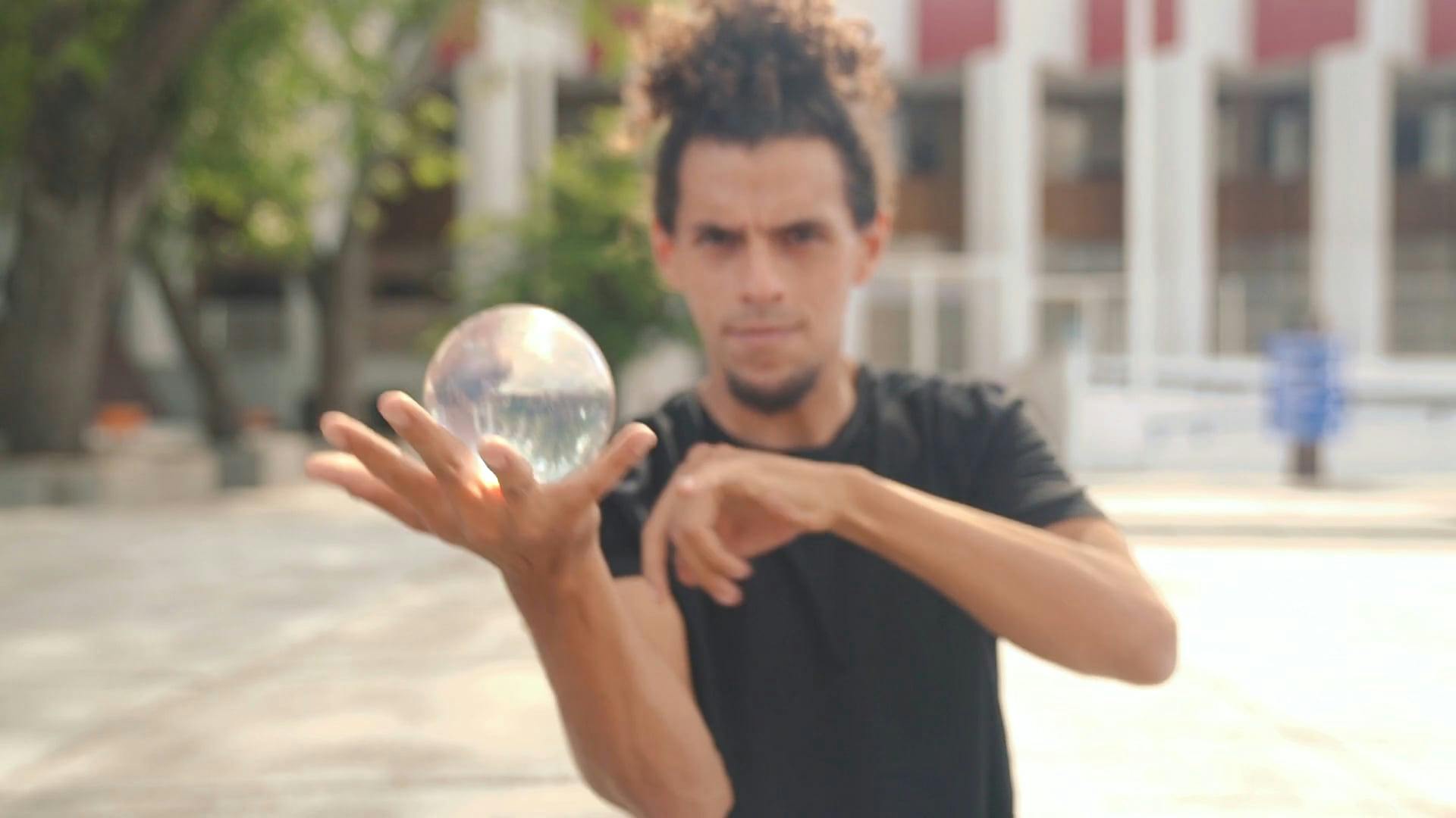 Man Playing Crystal Ball Free Stock Video Footage, Royalty-Free 4K & HD ...