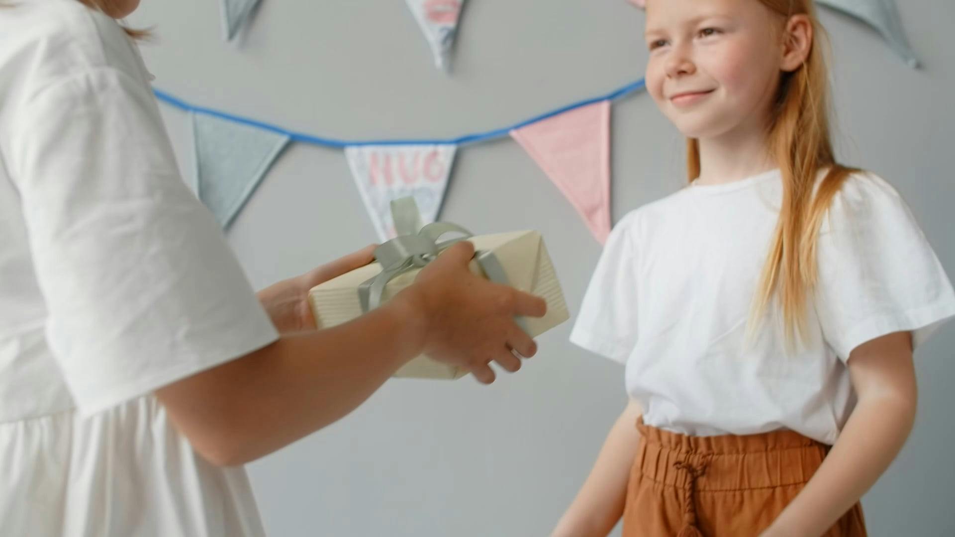 Girl Giving a Gift Free Stock Video Footage, Royalty-Free 4K & HD Video ...