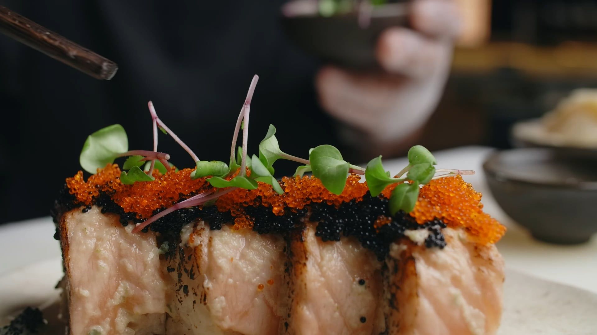 A Sushi with Caviar on Top Free Stock Video Footage, Royalty-Free 4K ...