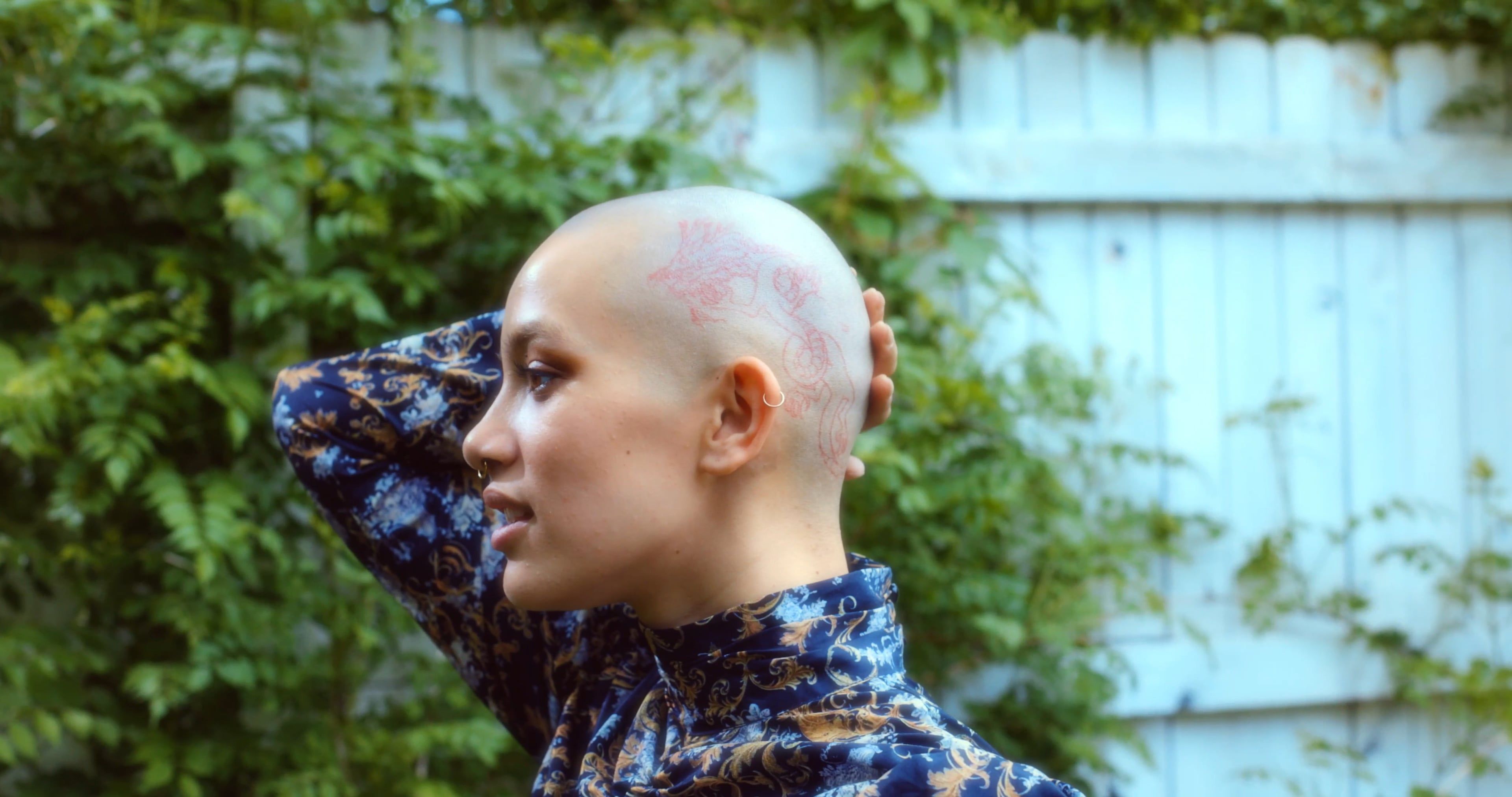 Close Up Video of a Bald Woman Free Stock Video Footage, Royalty-Free ...