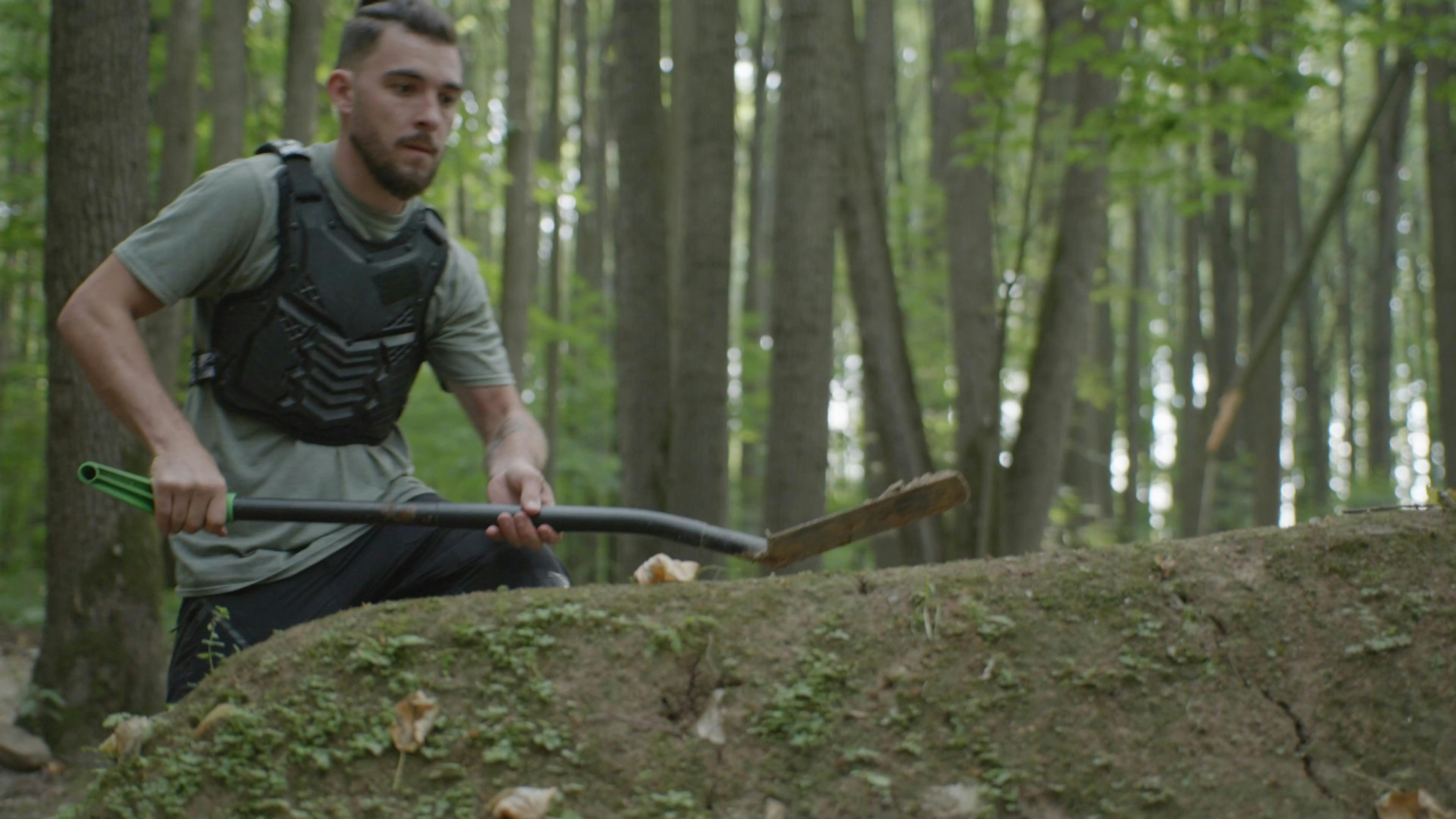 A Man Using a Shovel Free Stock Video Footage, Royalty-Free 4K & HD ...