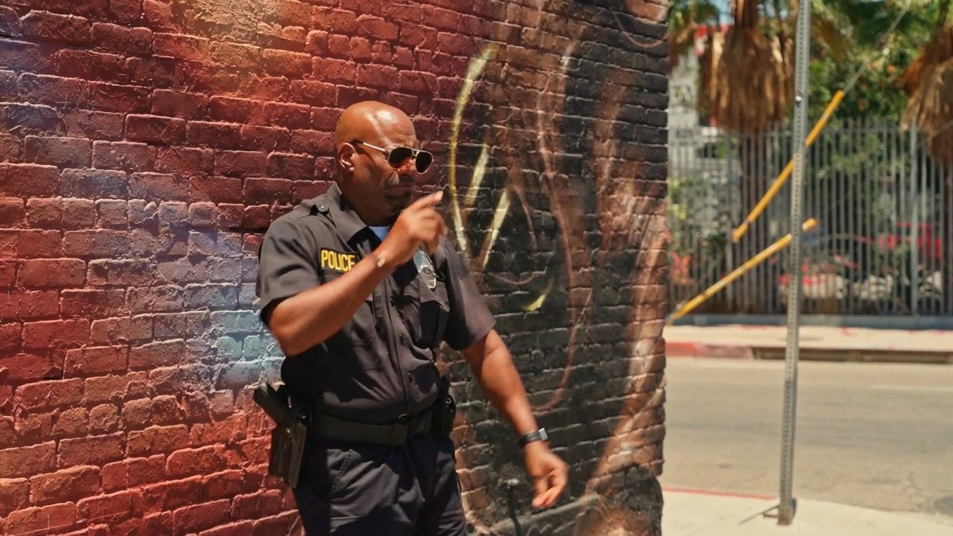 A Policeman Dancing on the Sidewalk Free Stock Video Footage, Royalty ...