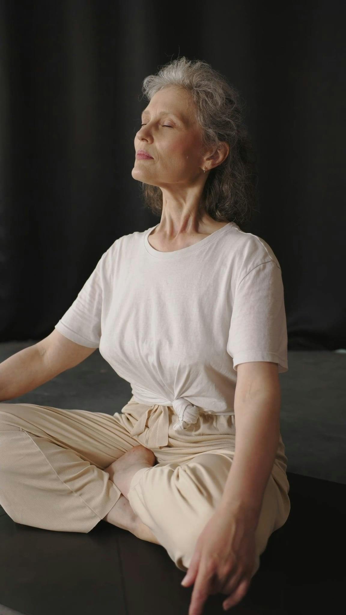 Elderly People Meditating · Free Stock Video