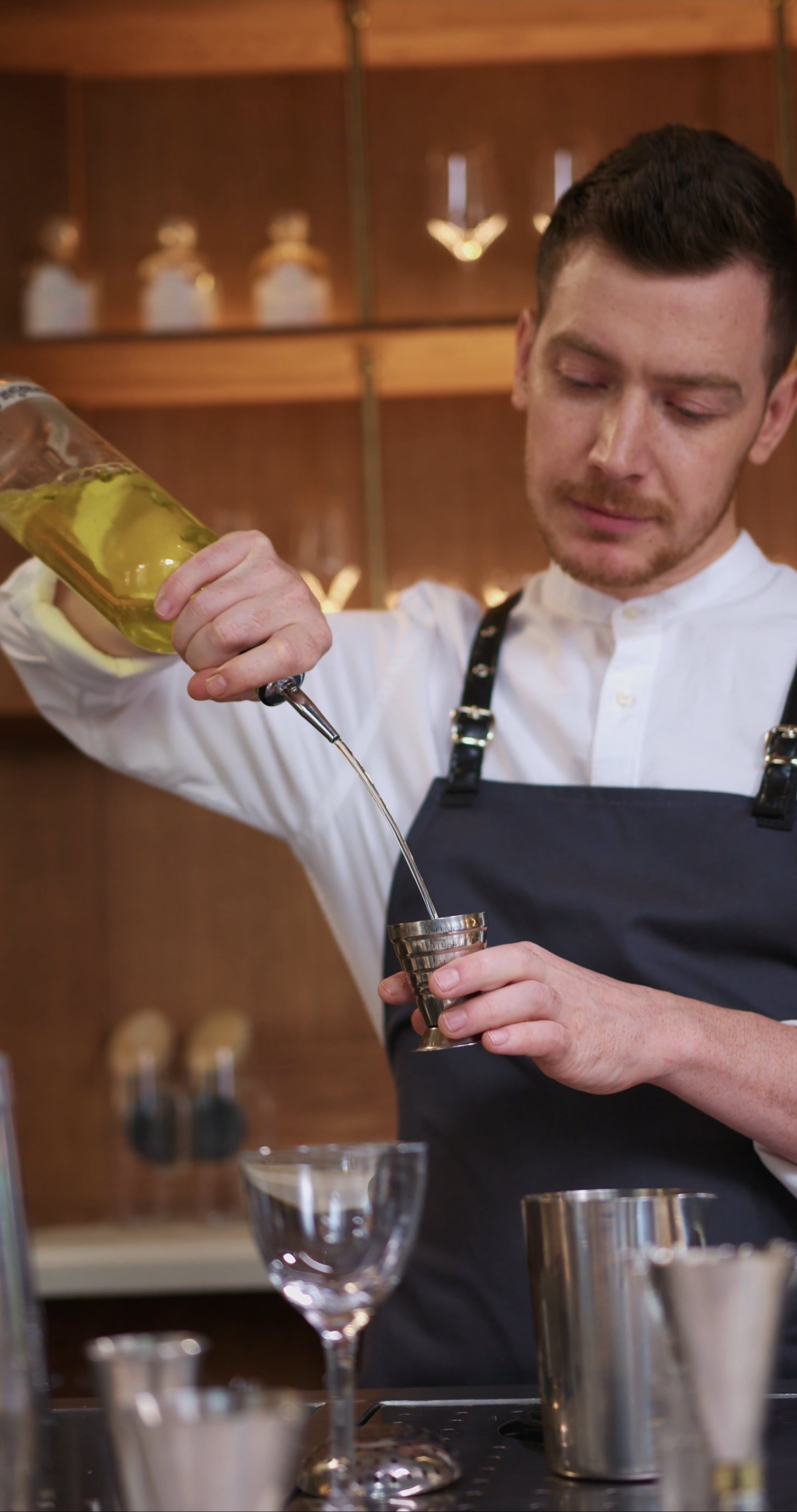 A Footage of a Bartender Mixing Drinks Free Stock Video Footage ...