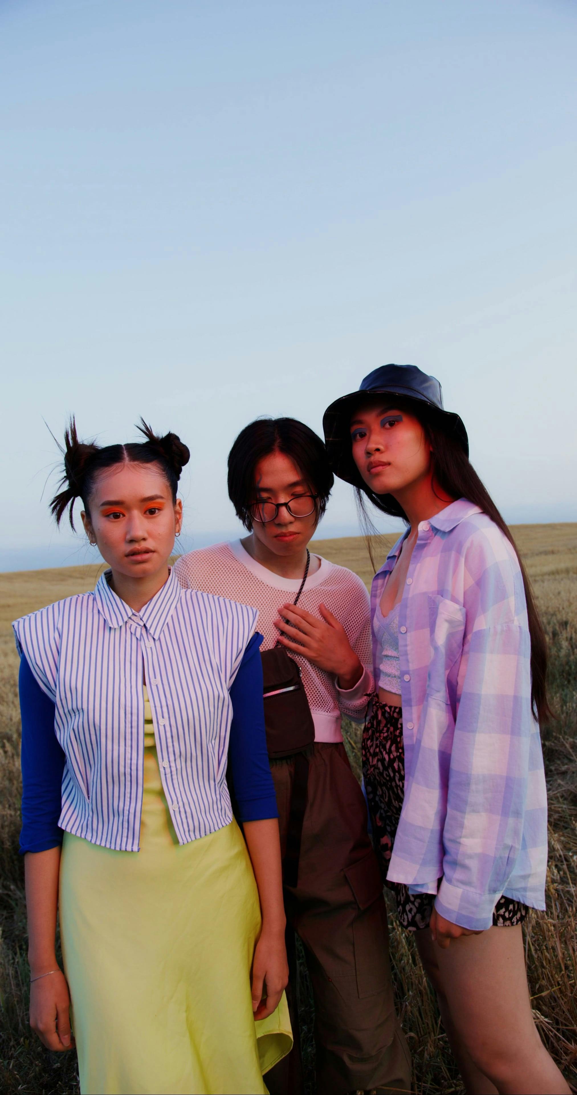 Models Posing Together in a Field Free Stock Video Footage, Royalty ...