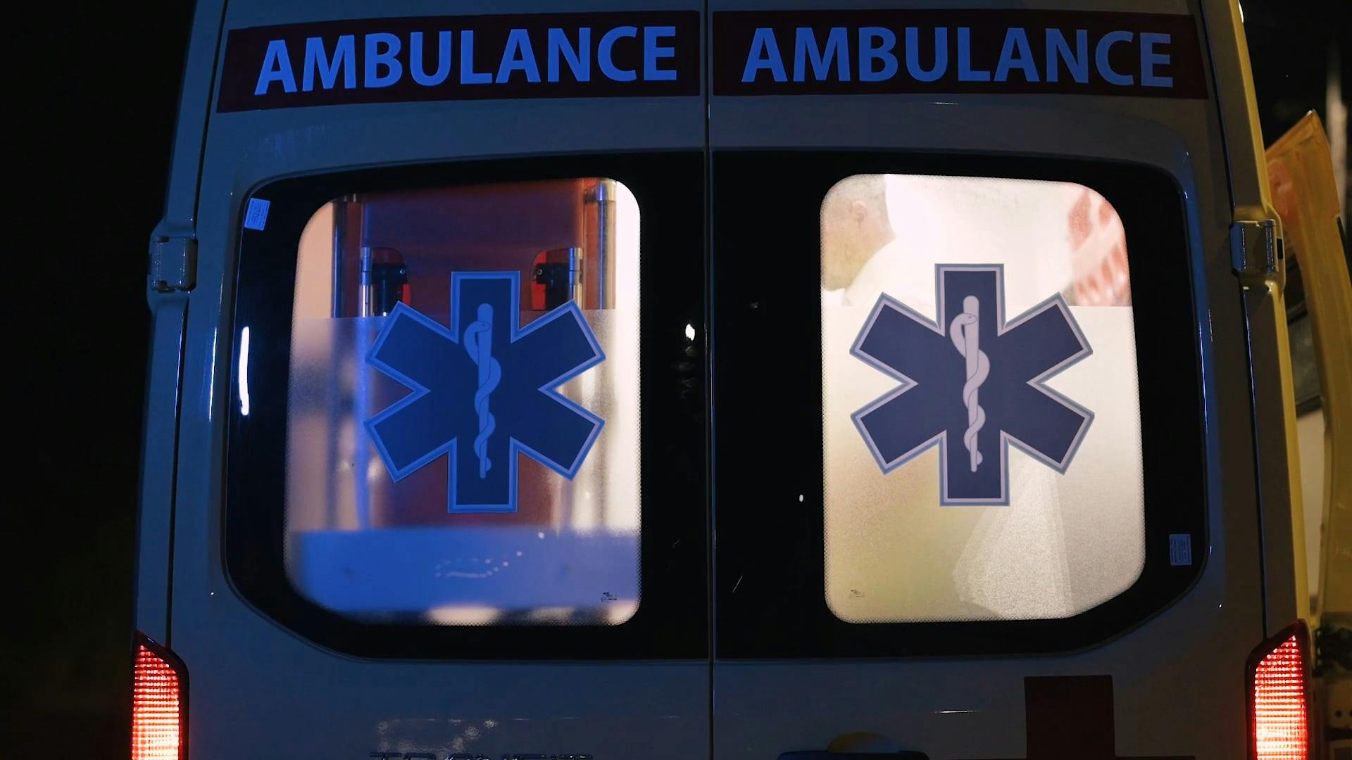 Ambulance Parked Outside the Hospital · Free Stock Video
