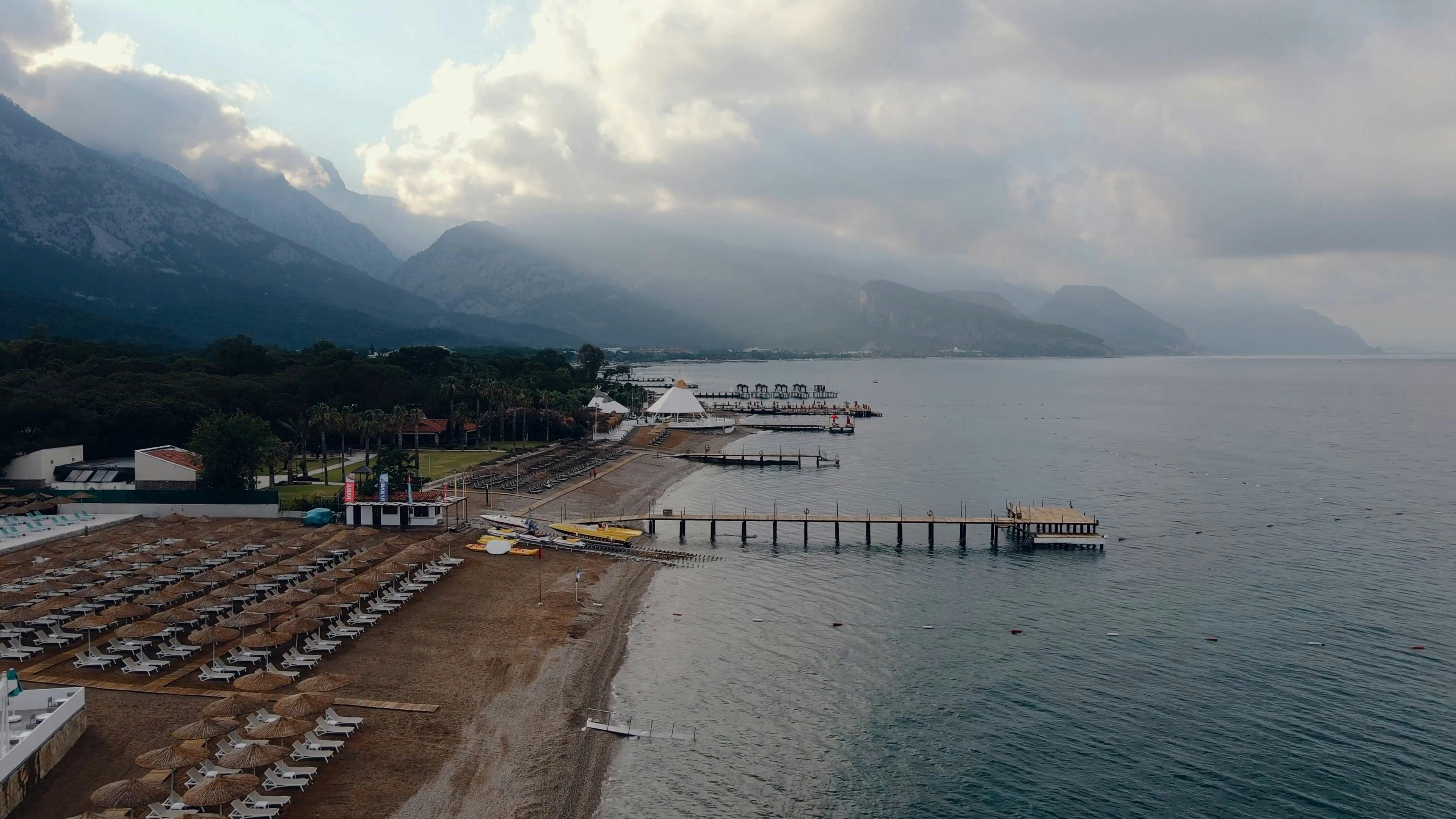 Drone Footage of a Beach Free Stock Video Footage, Royalty-Free 4K & HD ...