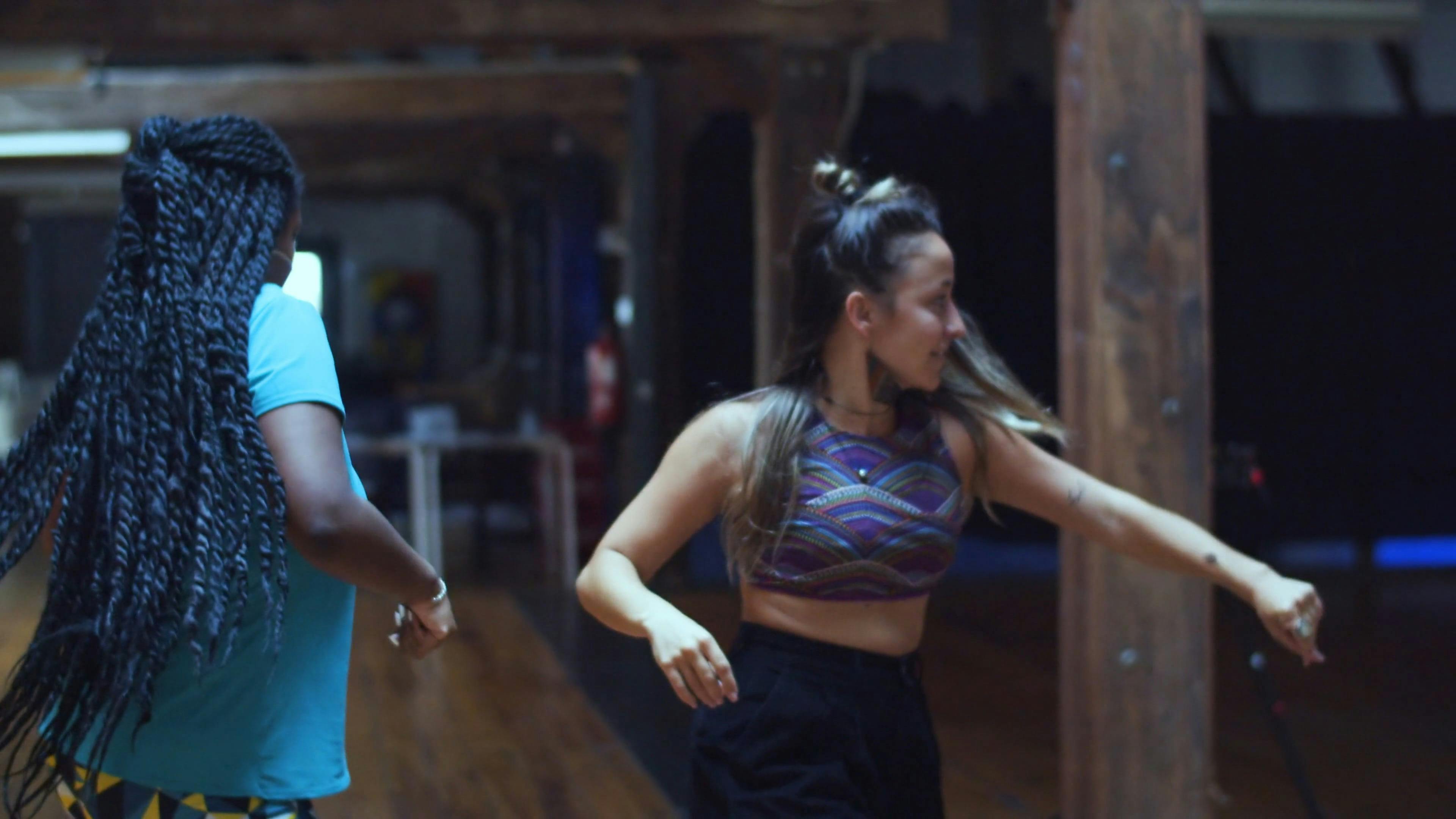 Women Dancing Gracefully · Free Stock Video