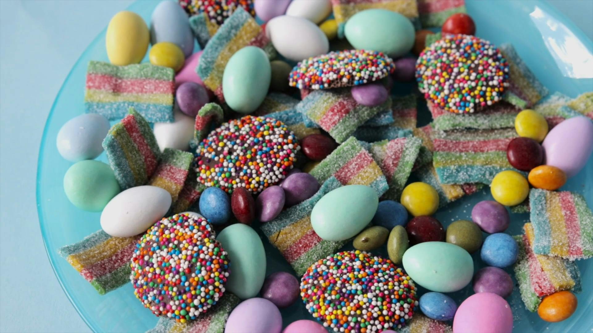 Different Kind of Candies on a Bowl Free Stock Video Footage, Royalty ...