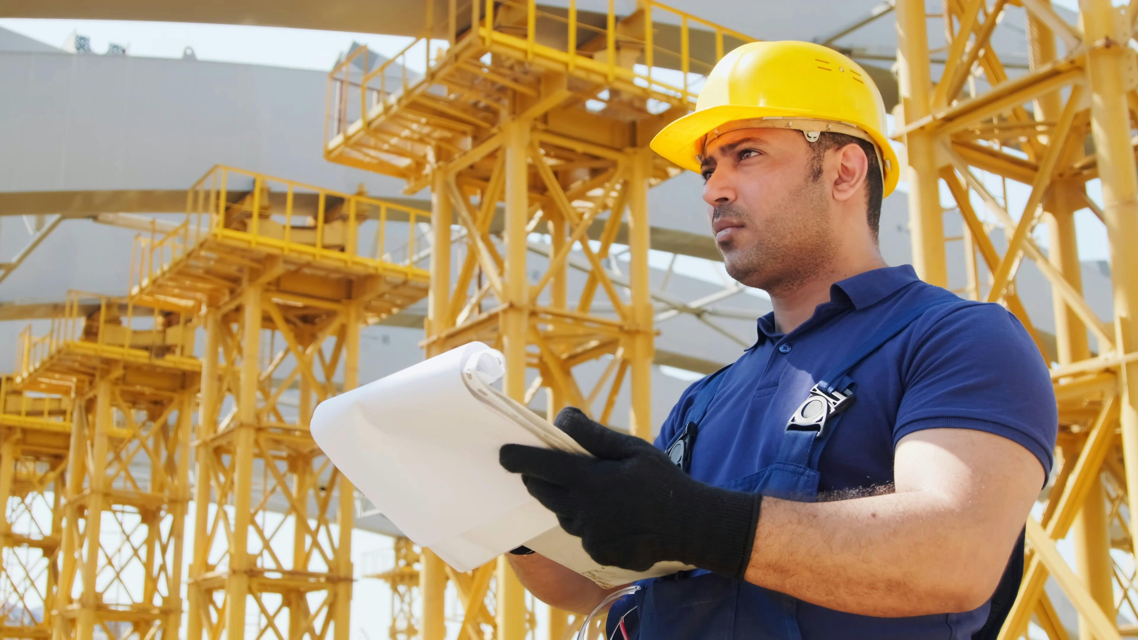 Construction Worker Digging with Shovel Free Stock Video Footage ...