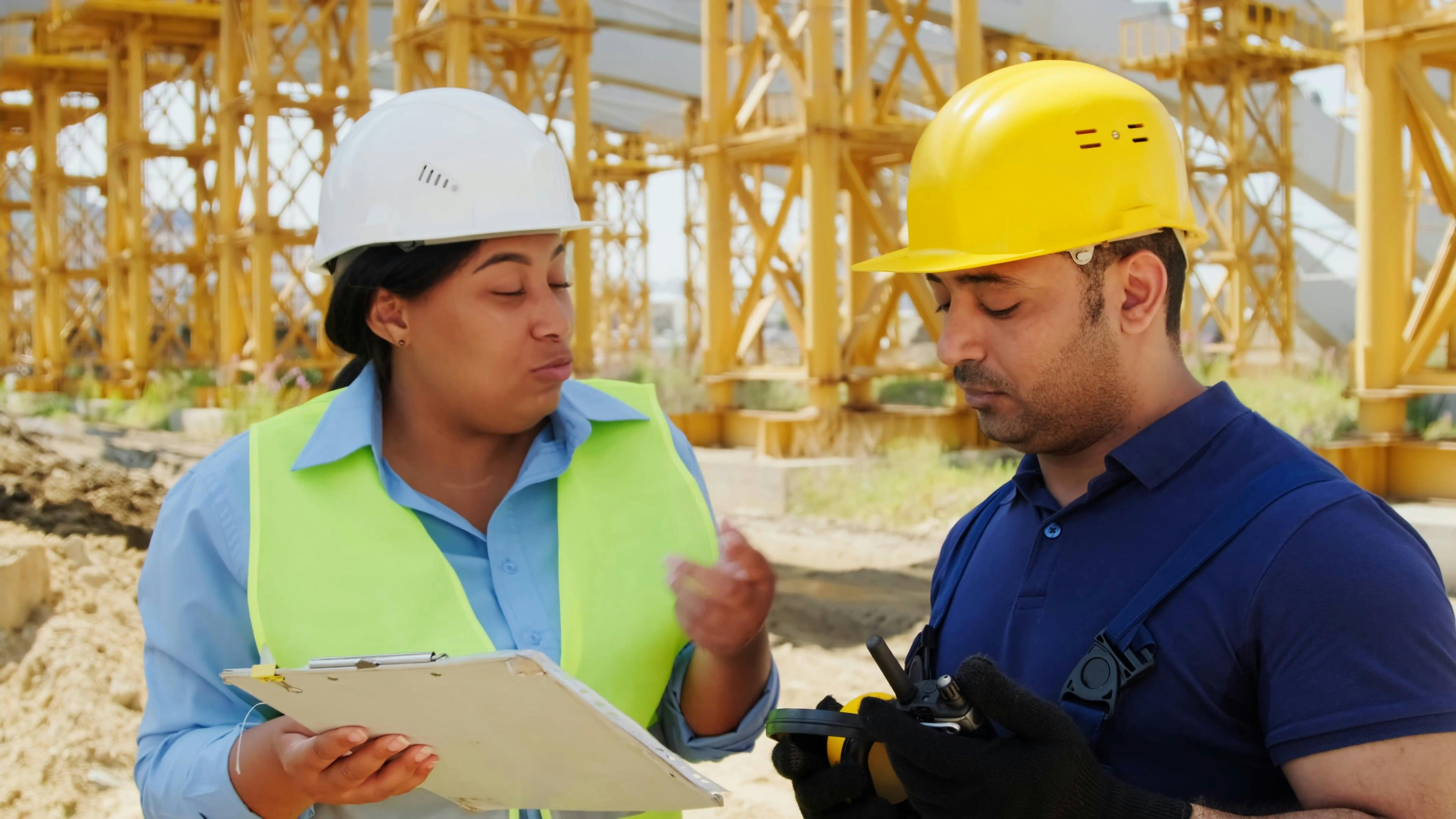 Engineers Having a Discussion · Free Stock Video