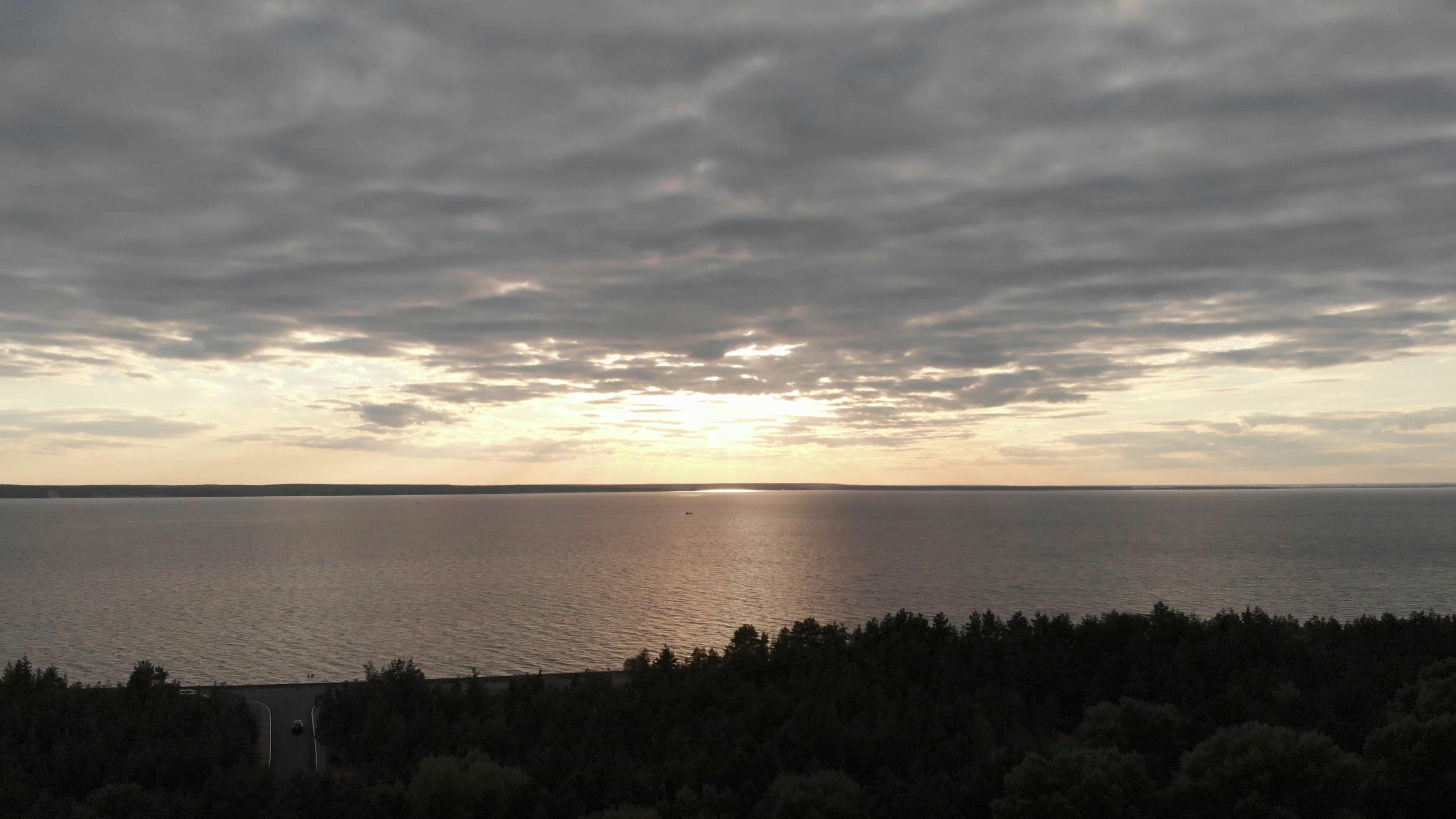 Overcast over Sea Shore Free Stock Video Footage, Royalty-Free 4K & HD ...