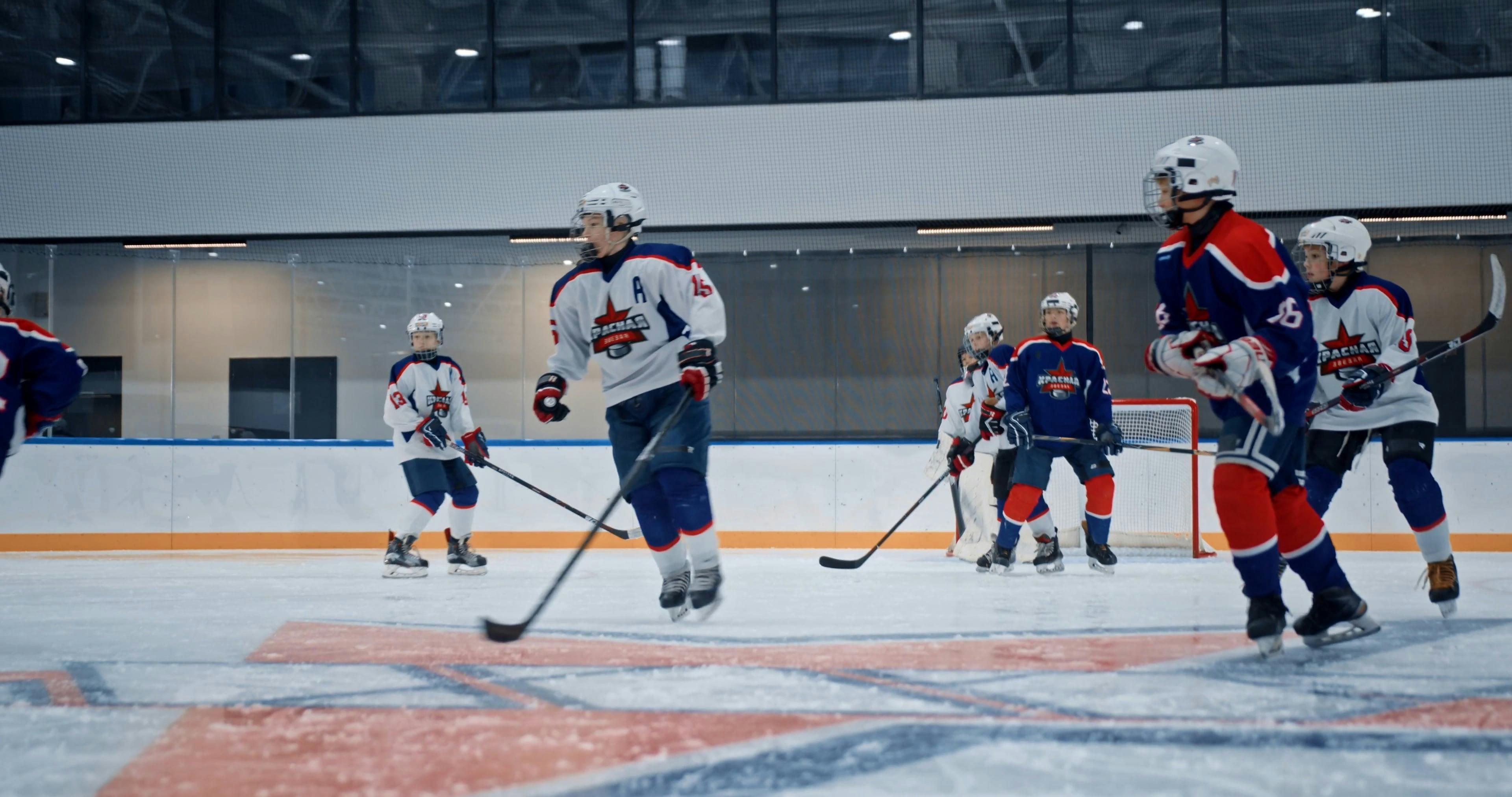 People Playing Ice Hockey Free Stock Video Footage, Royalty-Free 4K ...