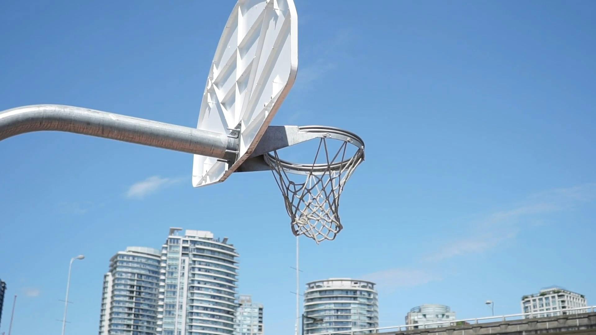 Woman Doing a Bounce Shot in Basketball Free Stock Video Footage ...
