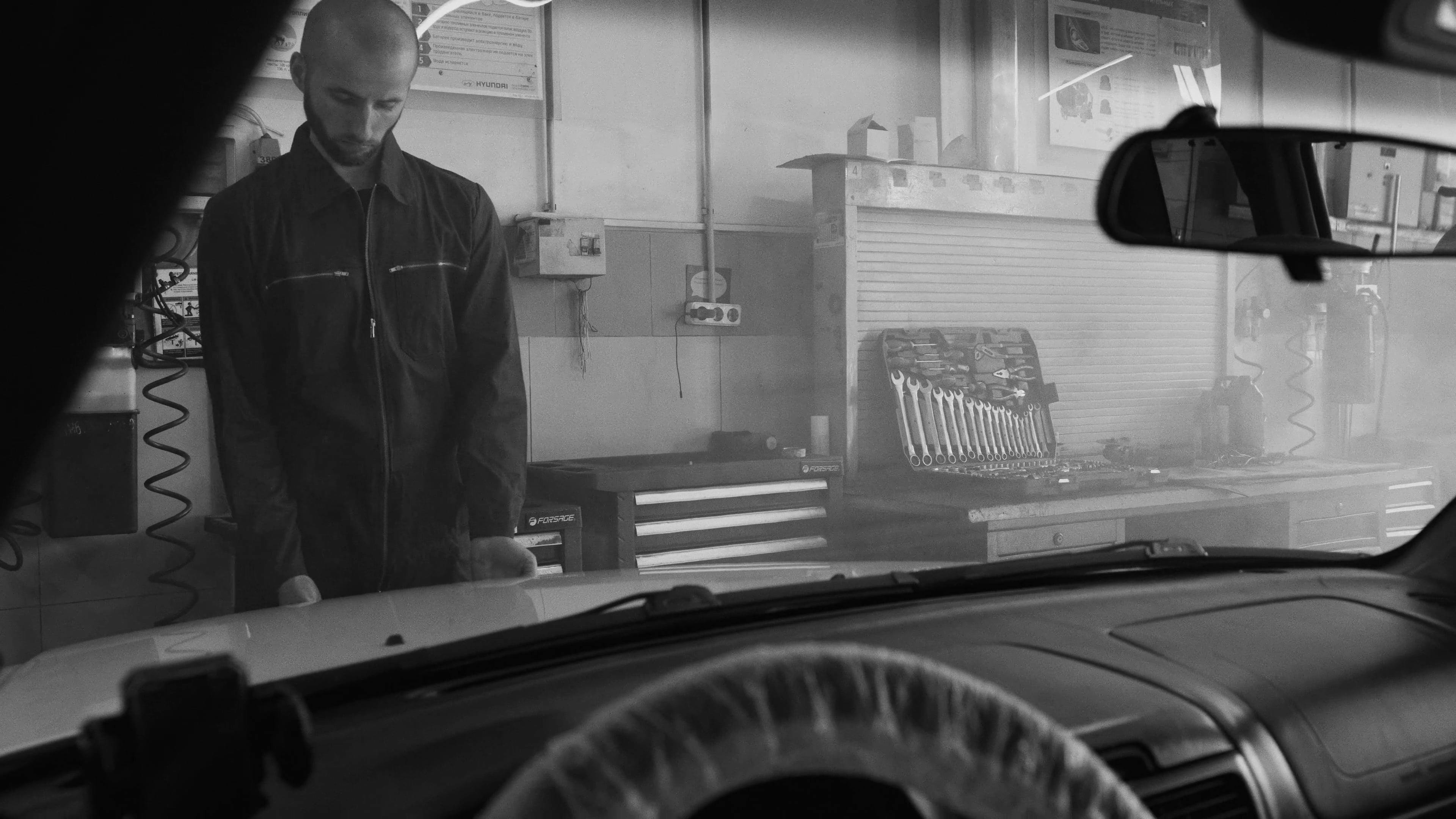 Top View Of The Engine Of A Classic Car With Open Hood Free Stock Video ...